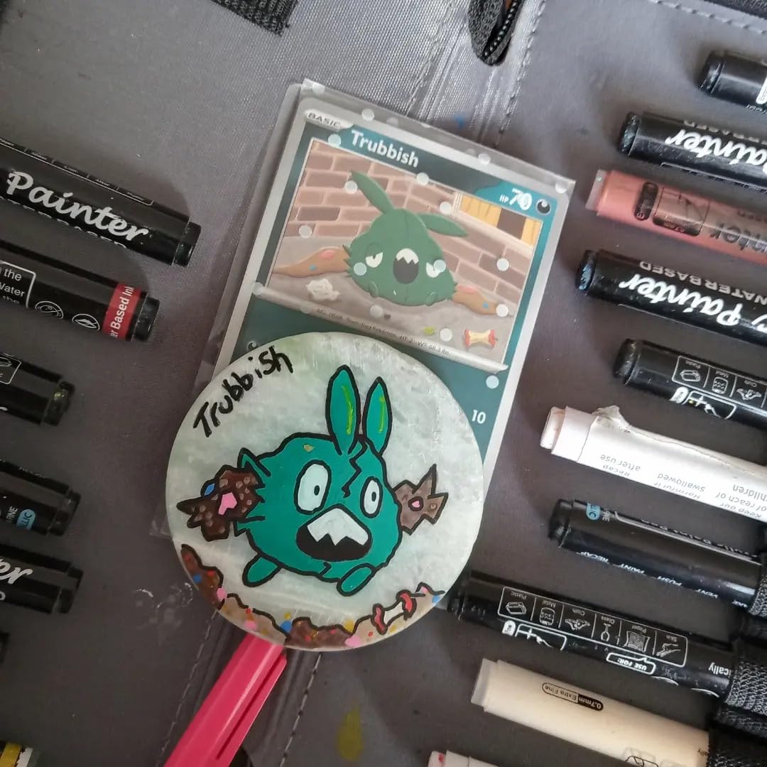 ZOENHOU 30 PCS 2.5 Inch White Round Painting Pebbles, Large Smooth ...