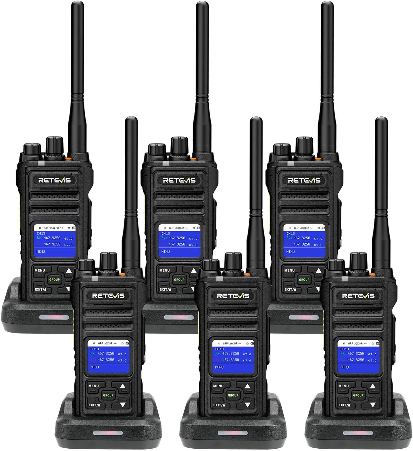 Amazon.com: Retevis NR30S Radios Walkie Talkies, 2 Way Radio Long Range ...