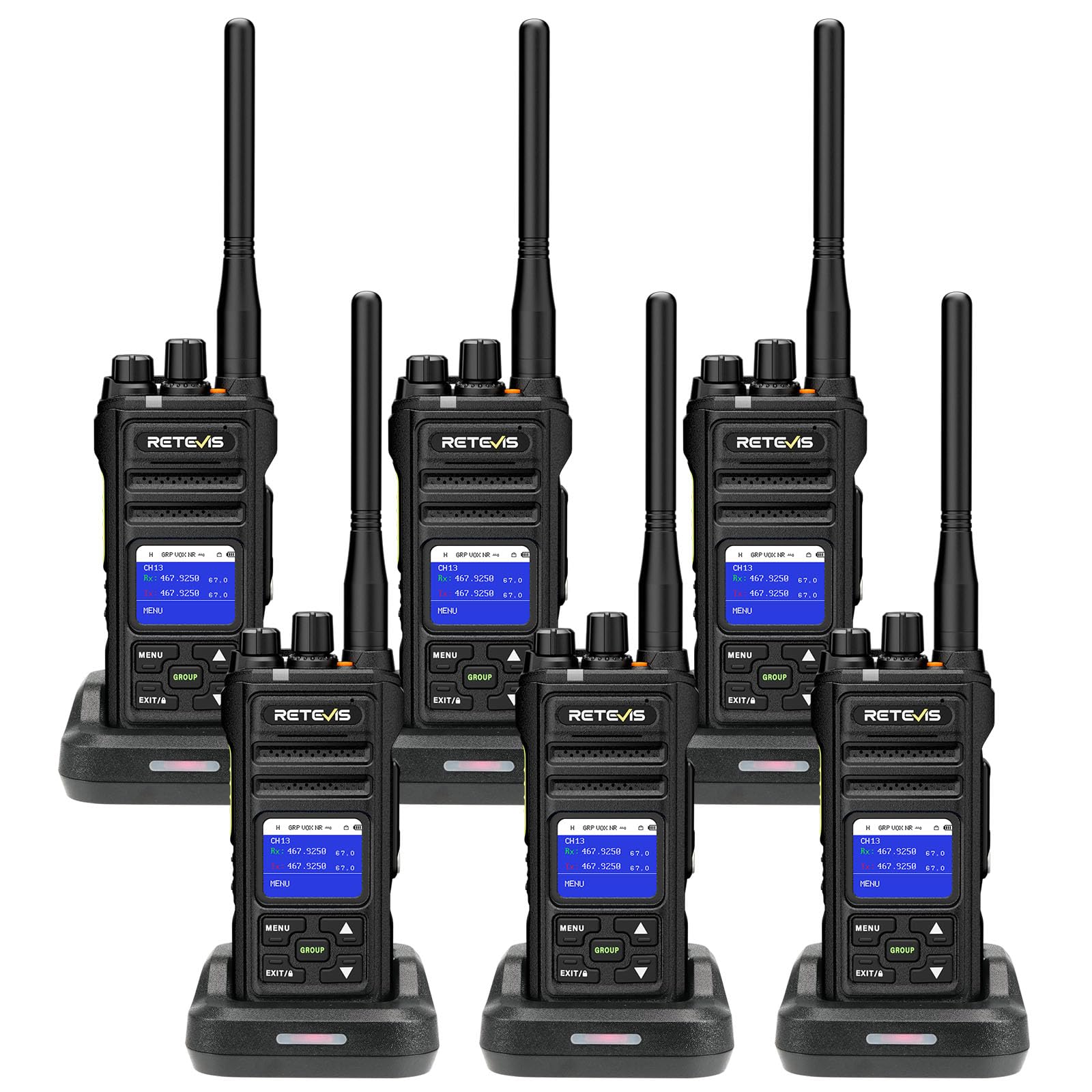 Amazon.com: Retevis NR30S Radios Walkie Talkies, 2 Way Radio Long Range ...