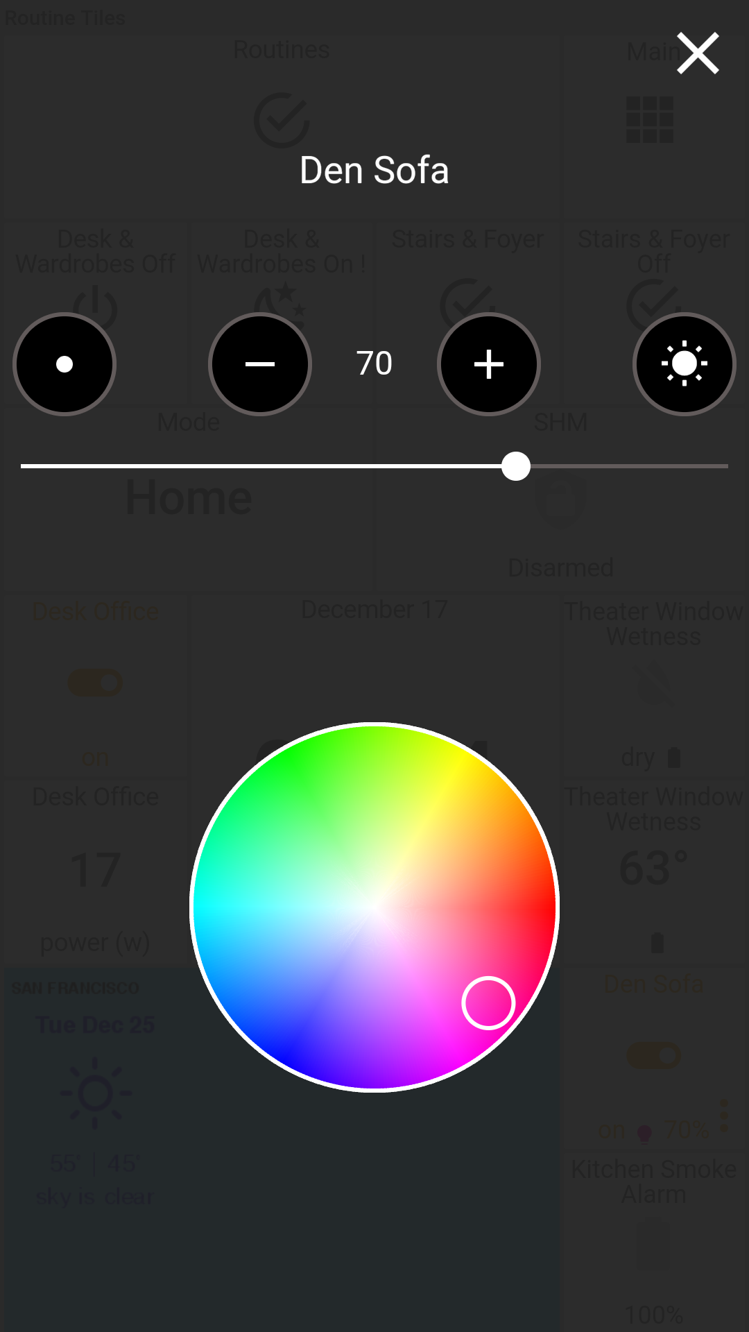 Actiontiles Custom Dashboard For Smartthings And Hubitat App On 9760