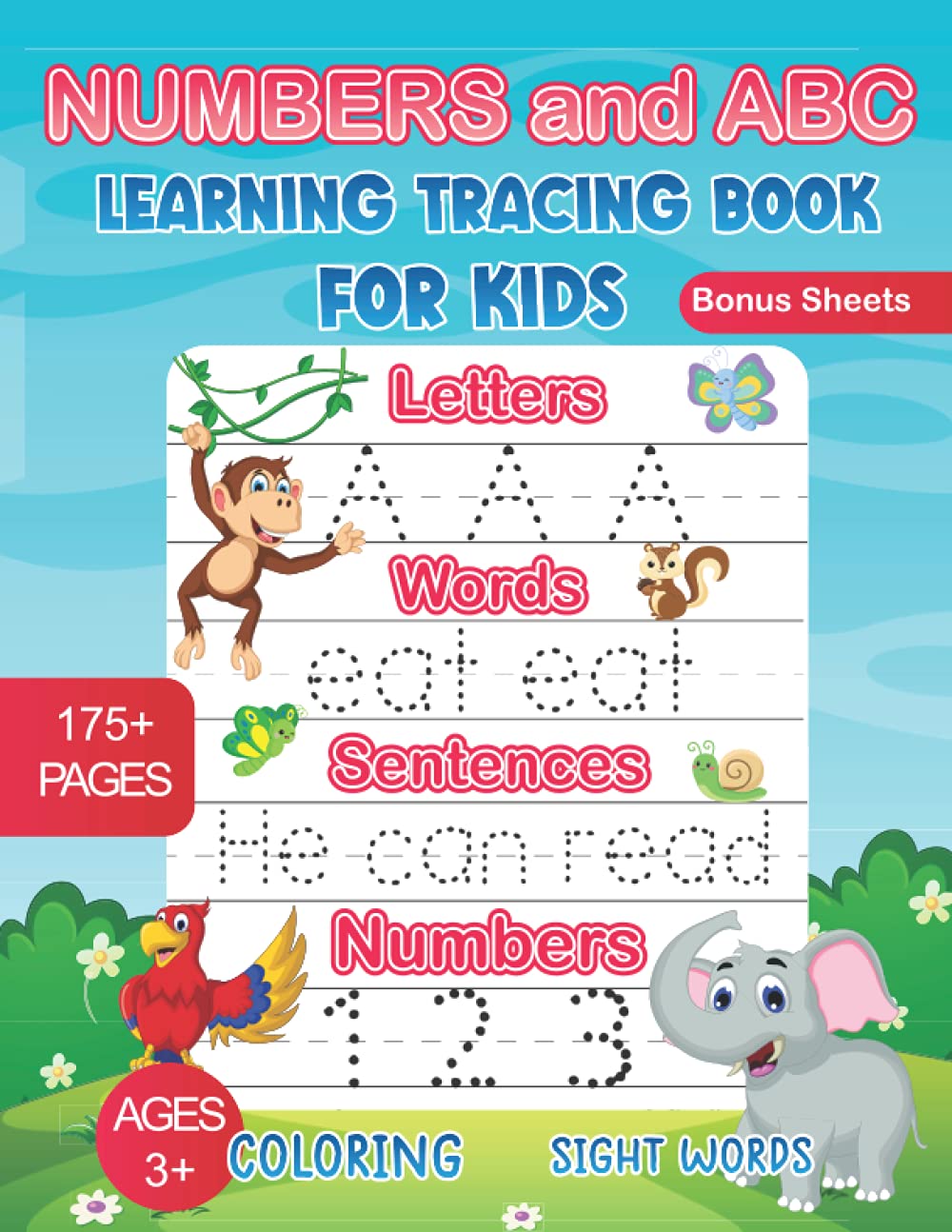 Buy Numbers and ABC Learning Tracing Book for Kids: A Fun Handwriting ...