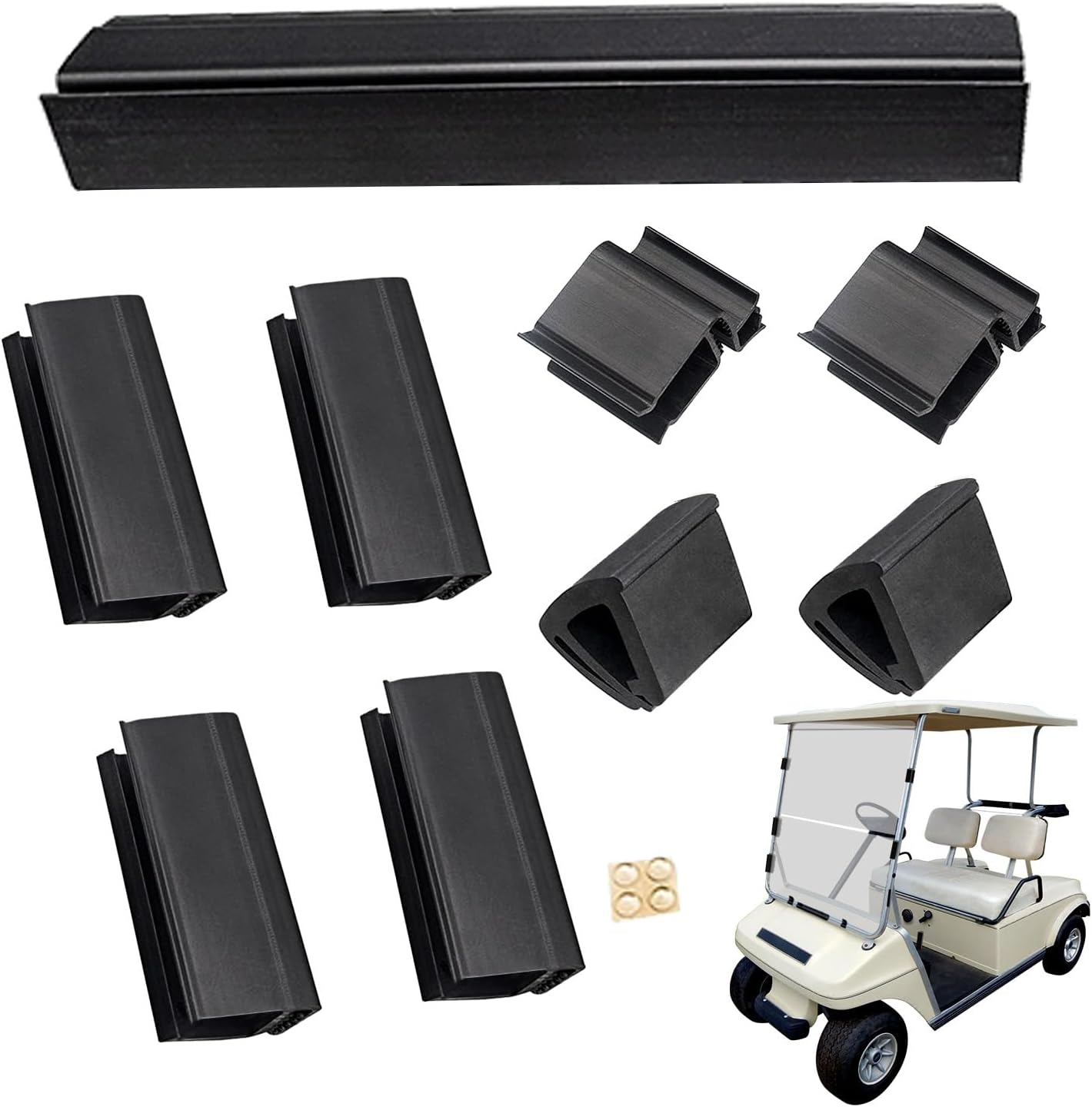 Amazon.com : Drive-up Golf Cart Windshield Clips, Club Car Windshield ...