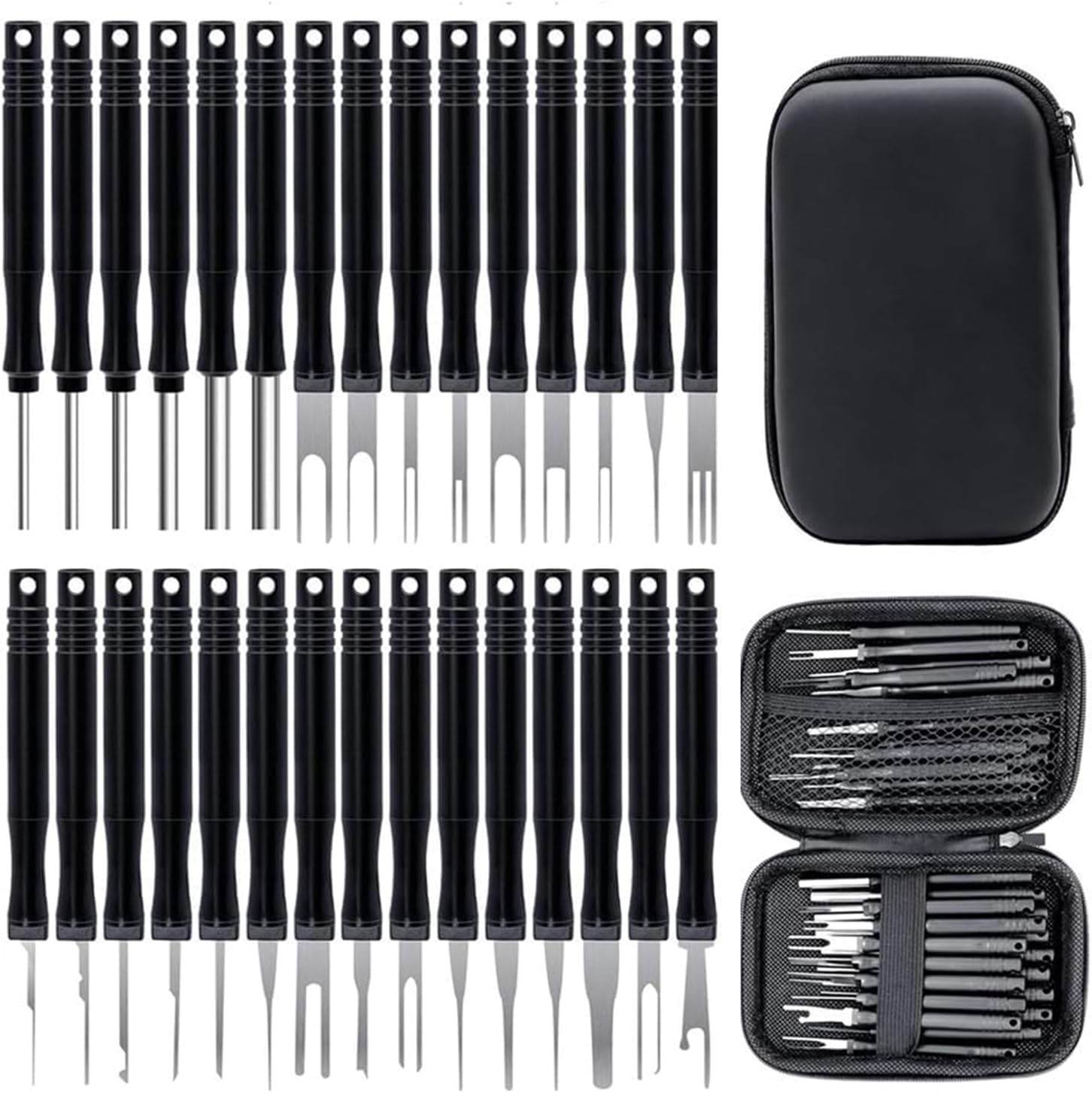 Roczential 30 PCS Upgraded Pin Extractor Set Depinning Tool Kit with ...