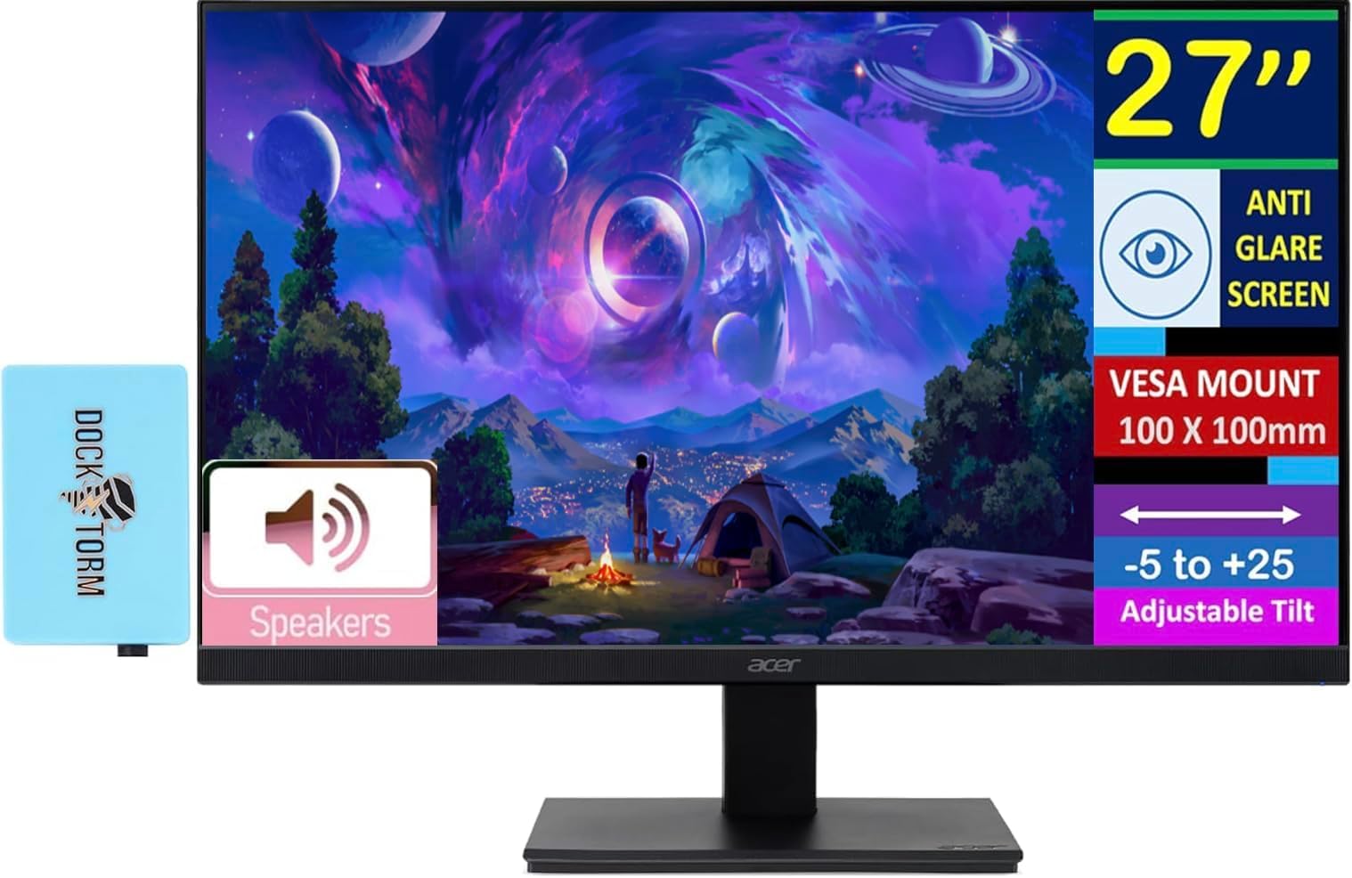 Amazon.com: HP Series 5 524sh Monitor (Replaces M24h) 24" FHD IPS 300 ...