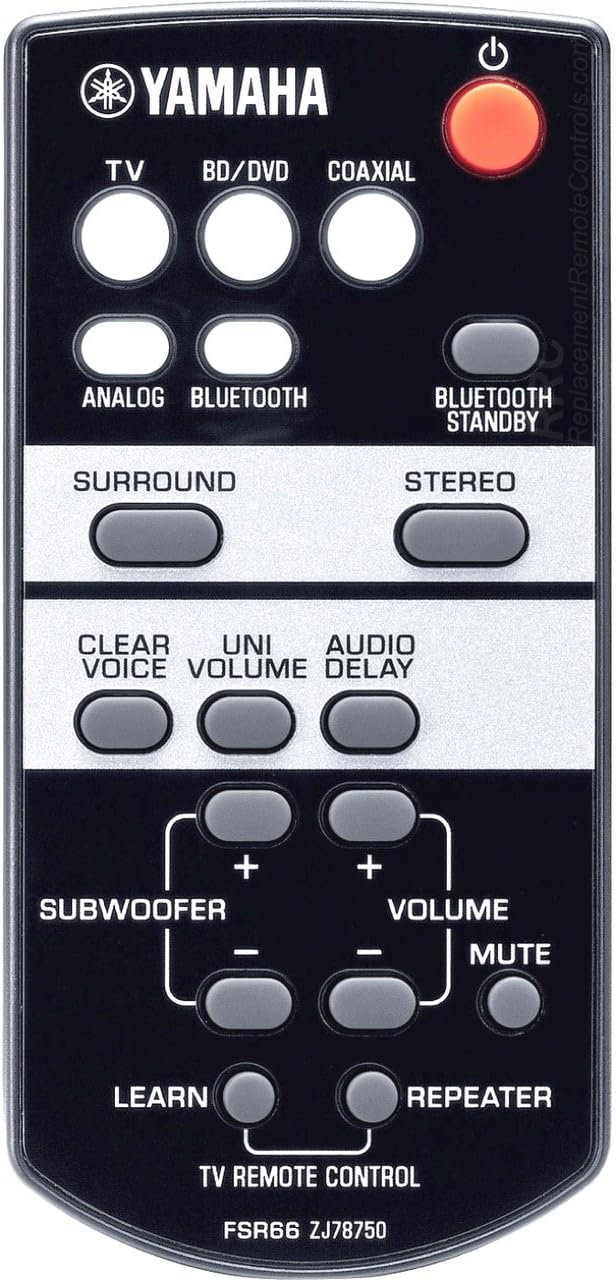 Amazon.com: OEM Yamaha Remote Control: RX-A470, RX-A470, RX-A470BL, RX ...