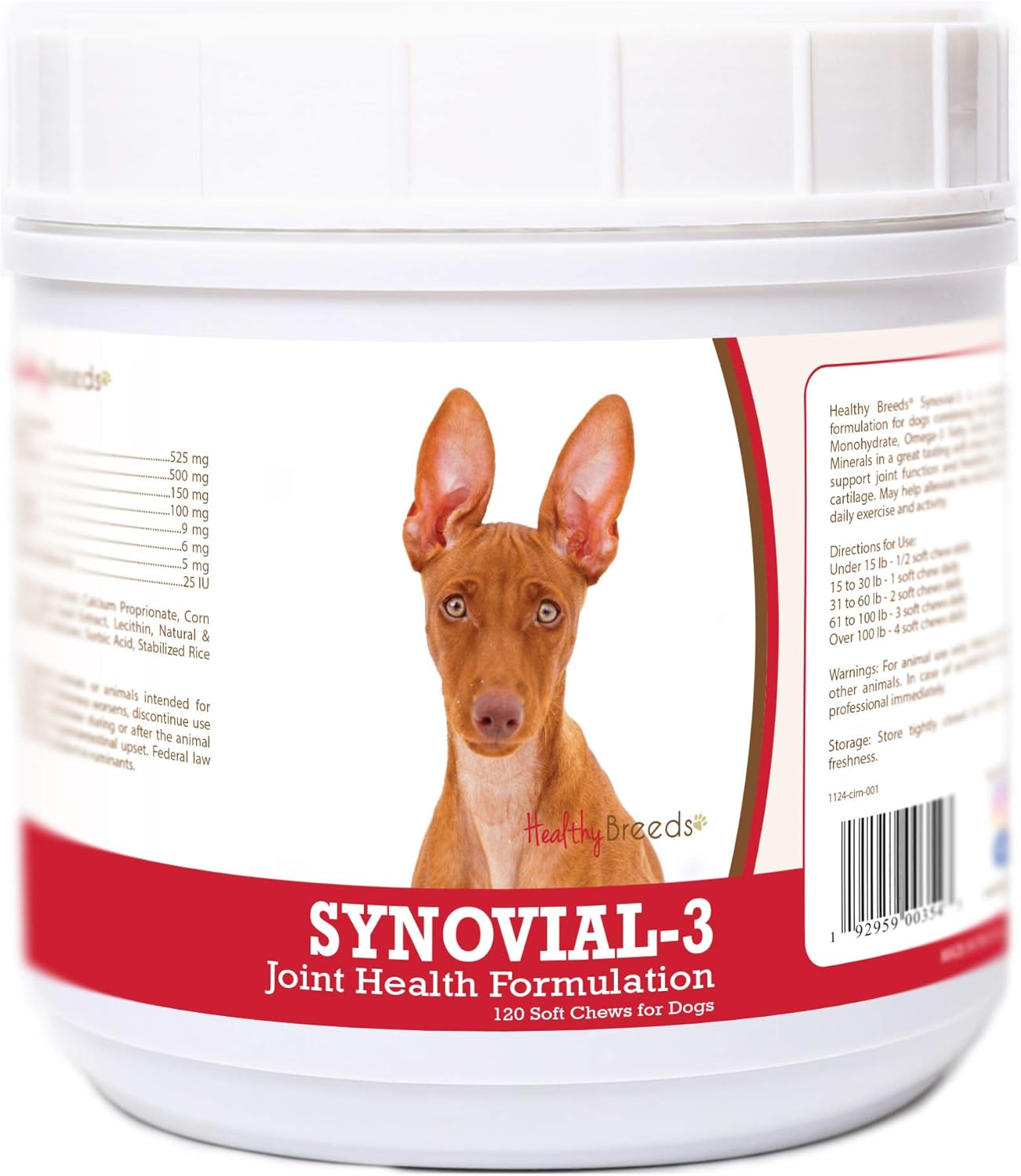 Amazon.com : Healthy Breeds Cirnechi dell'Etna Synovial-3 Joint Health ...