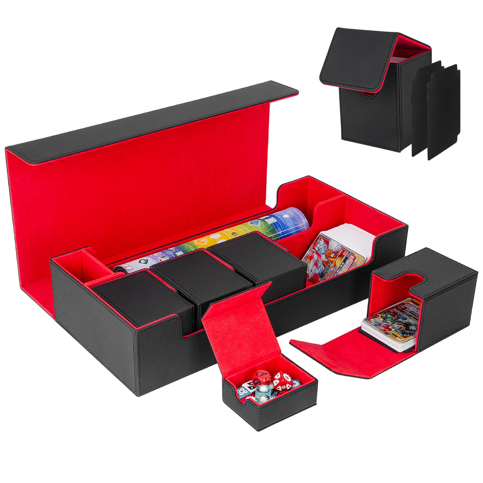 Amazon.com: LEFOR·Z 6 in1 Card Deck Box Set,X-Large Premium Card Game ...