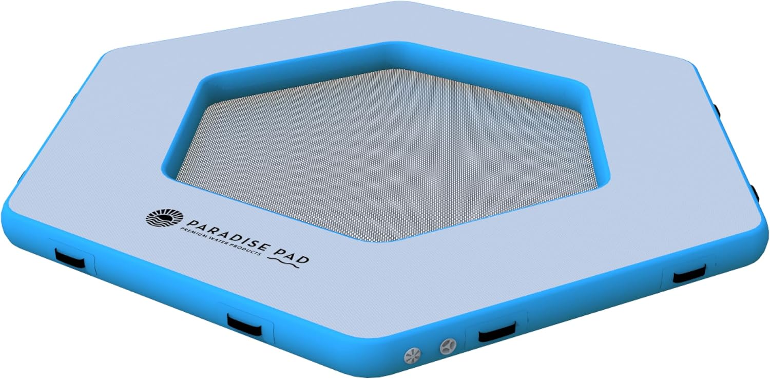 Amazon.com: Paradise Pad Inflatable Lake Pad Inflatable Floating Mat ...