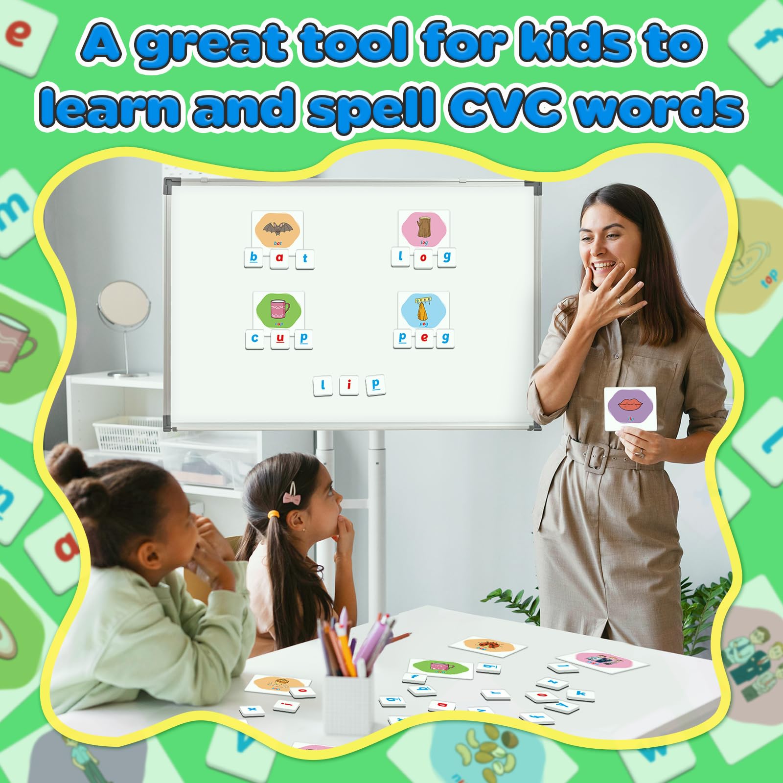Snapklik.com : CVC Word Games,Magnetic Letters & CVC Flash Cards ...