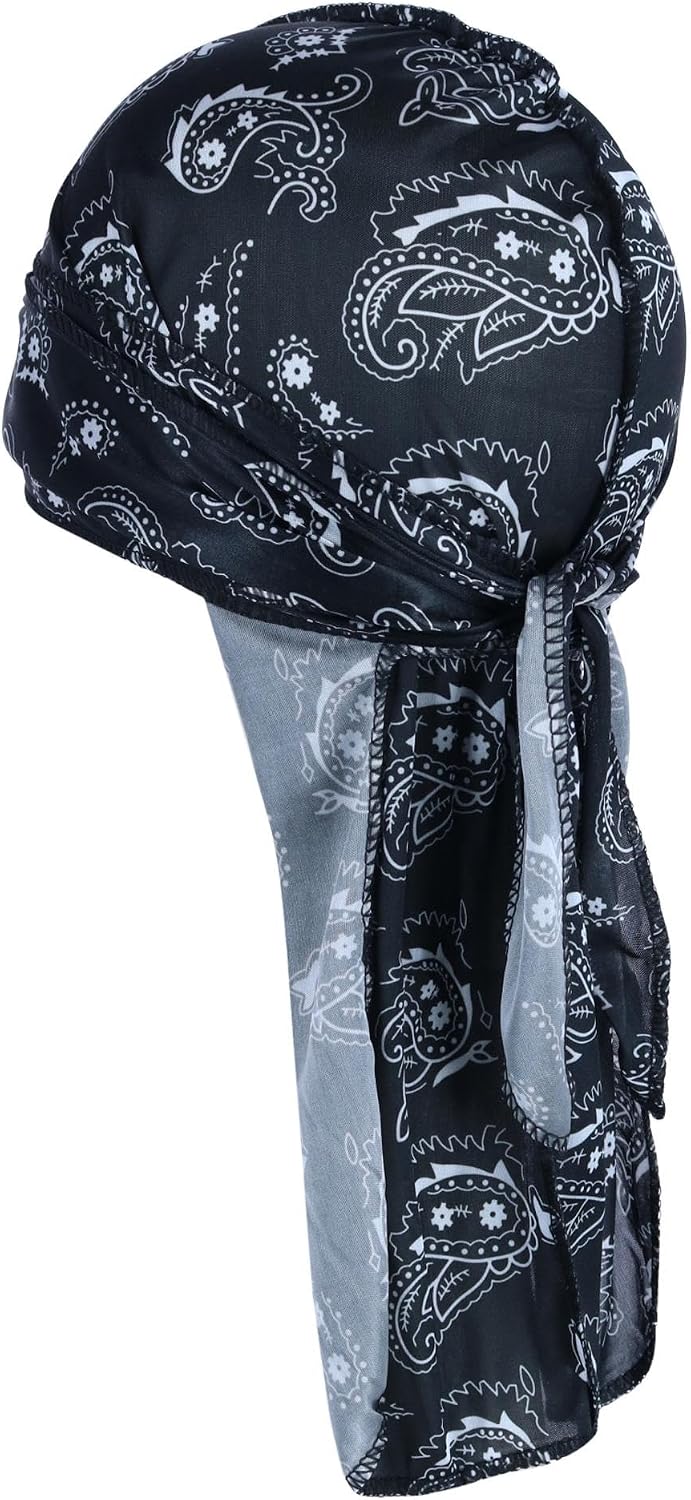 Amazon.com: CTM Men's Silky Satin Durag, Black : Industrial & Scientific