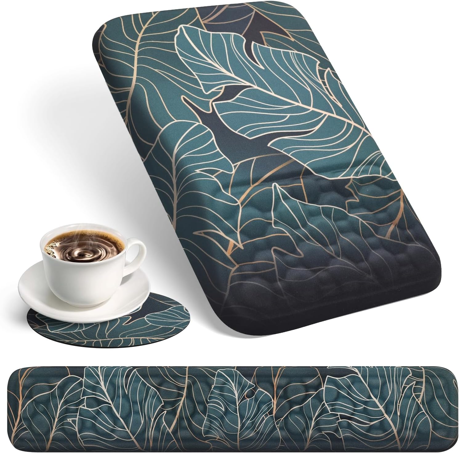 Amazon.com : Ospelelf Keyboard Wrist Rest Ergonomic Mouse Pad with ...