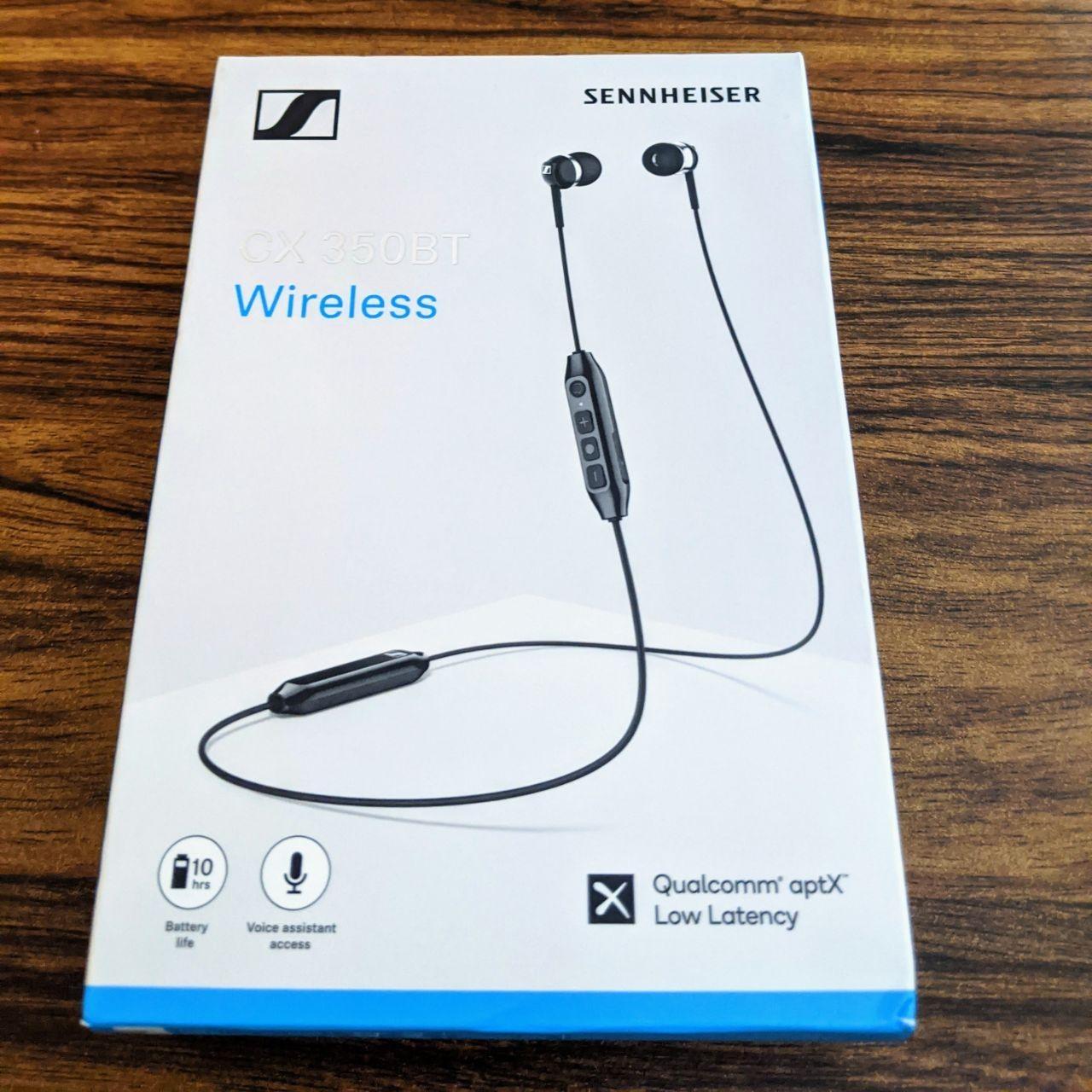 Sennheiser CX 350BT Wireless Bluetooth in Ear Headphone with Mic (Black ...