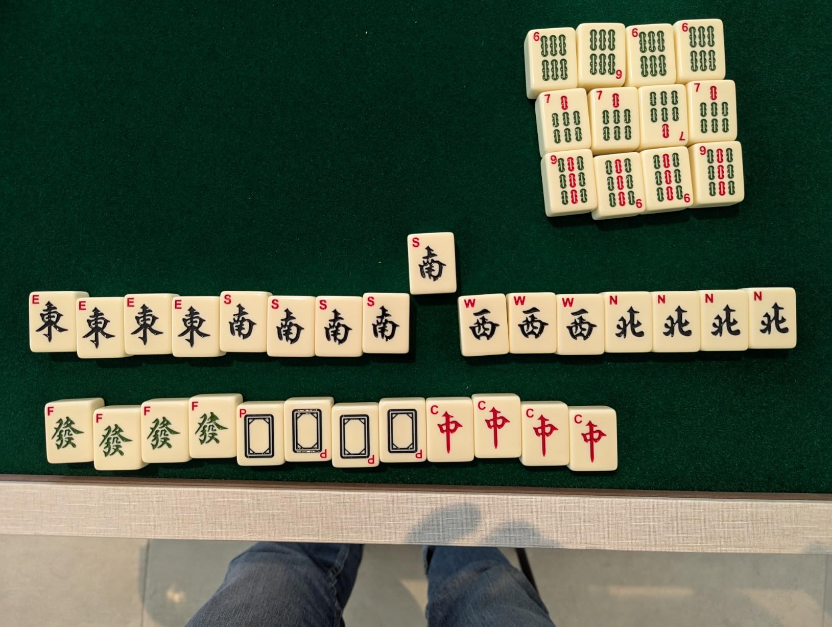 Lehom Large 36MM Chinese Mahjong Set - 144 Numbered Tiles With English ...
