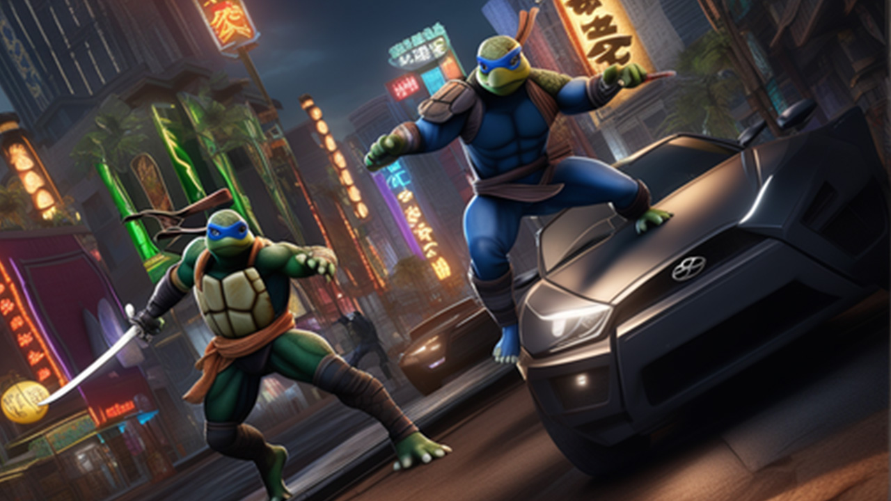 Turtle Hero Ninja Fighting Simulator 3D: Kill Crime City Vegas Mafia ...