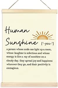 Amazon.com - CGBHW Inspirational Human Sunshine Poster Hanger Frame ...