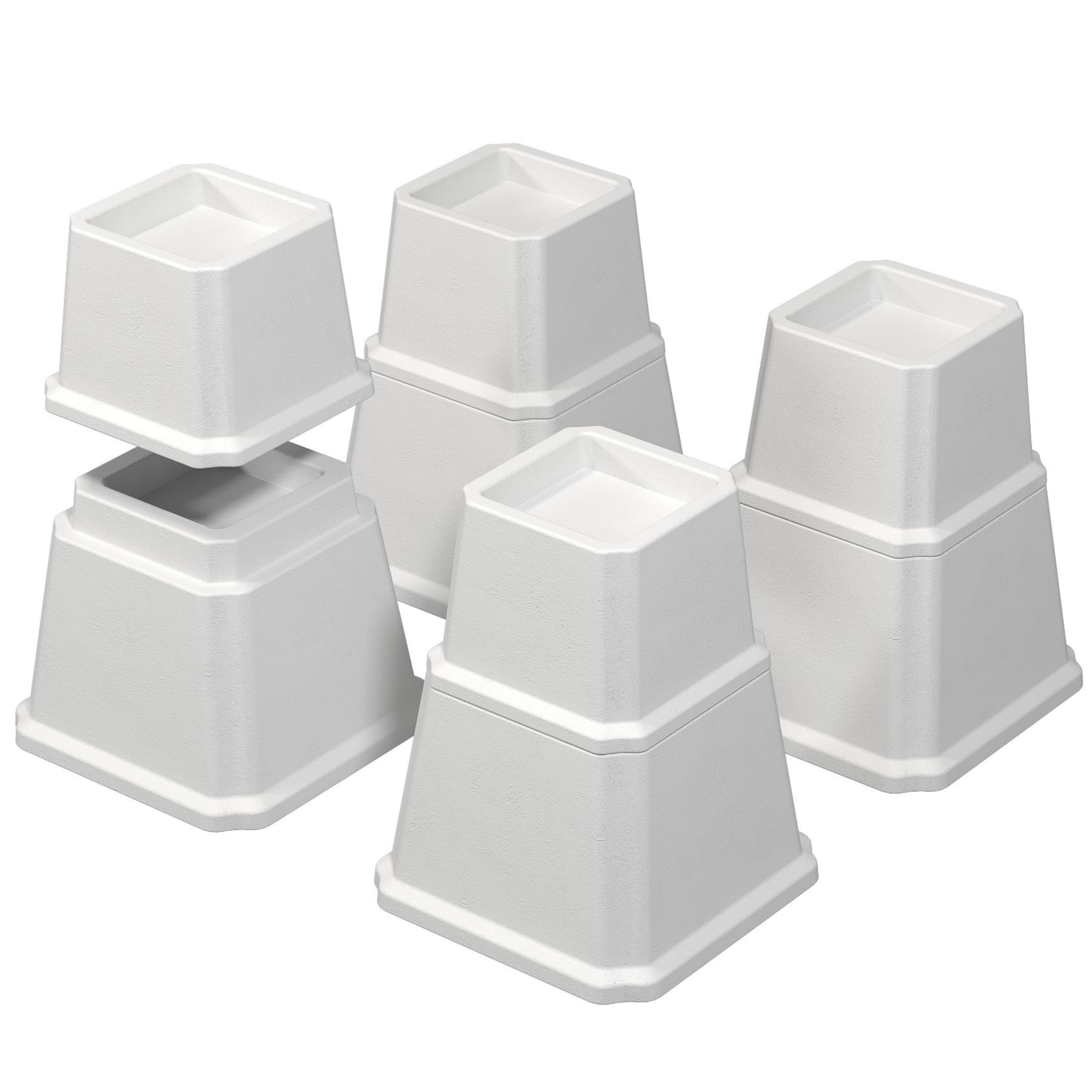 Amazon.com: Napnapday Bed Risers 6 inch Heavy Duty in Adjustable ...