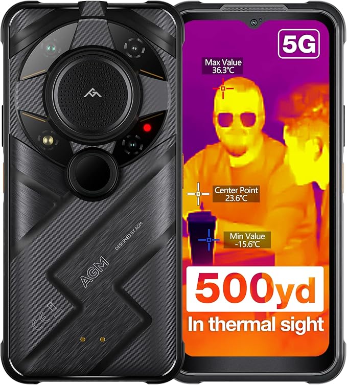 Amazon.com: AGM G2 Guardian 5G Rugged Smartphone with 256x192 ...