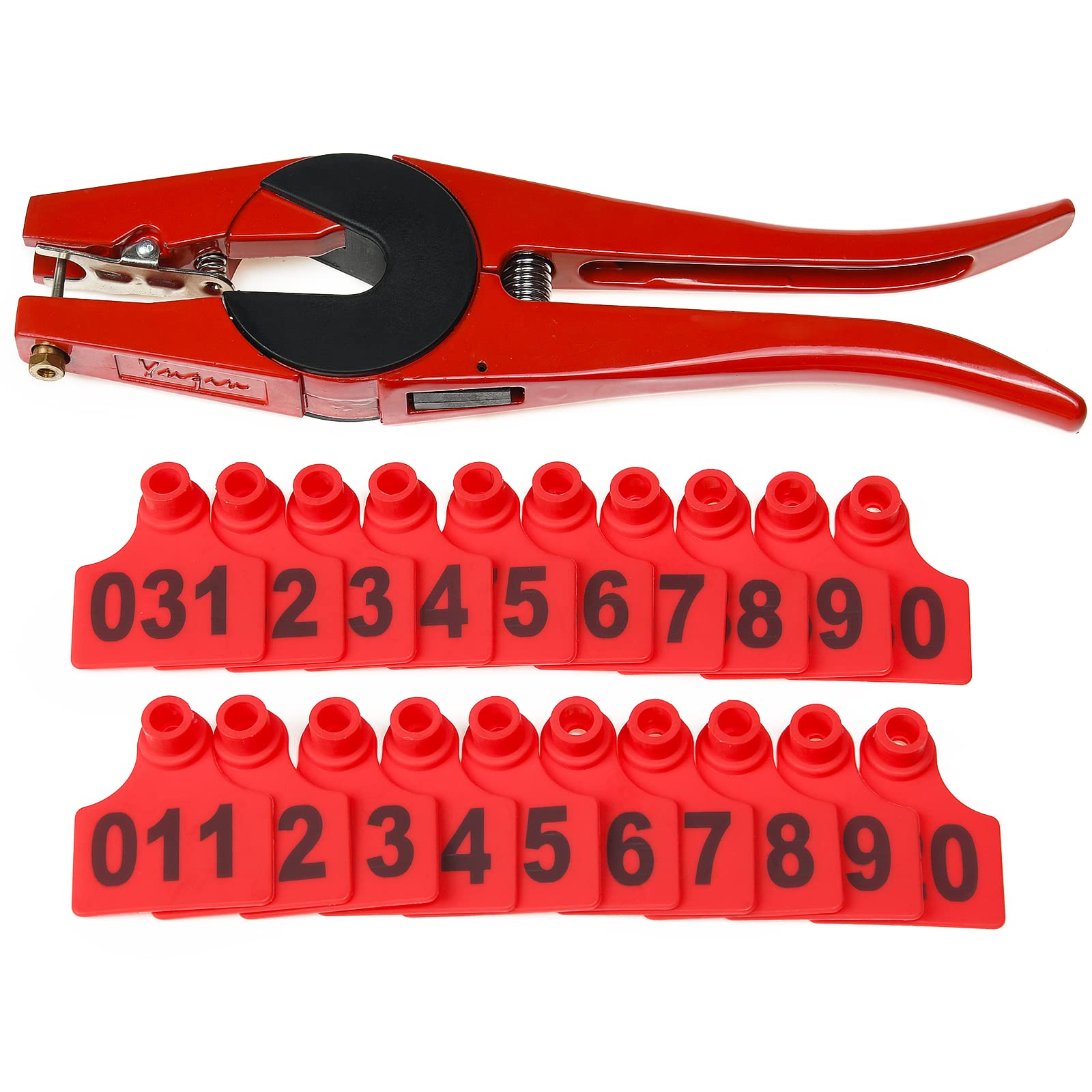 Amazon.com: 500pcs Pig Ear Tags, Numbered Plastic TPU Animal Earring ...