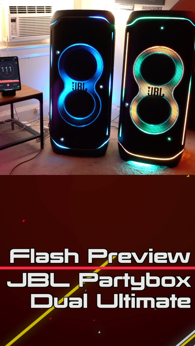 Watch Flash Preview - dual JBL Ultimate Performance on Amazon Live