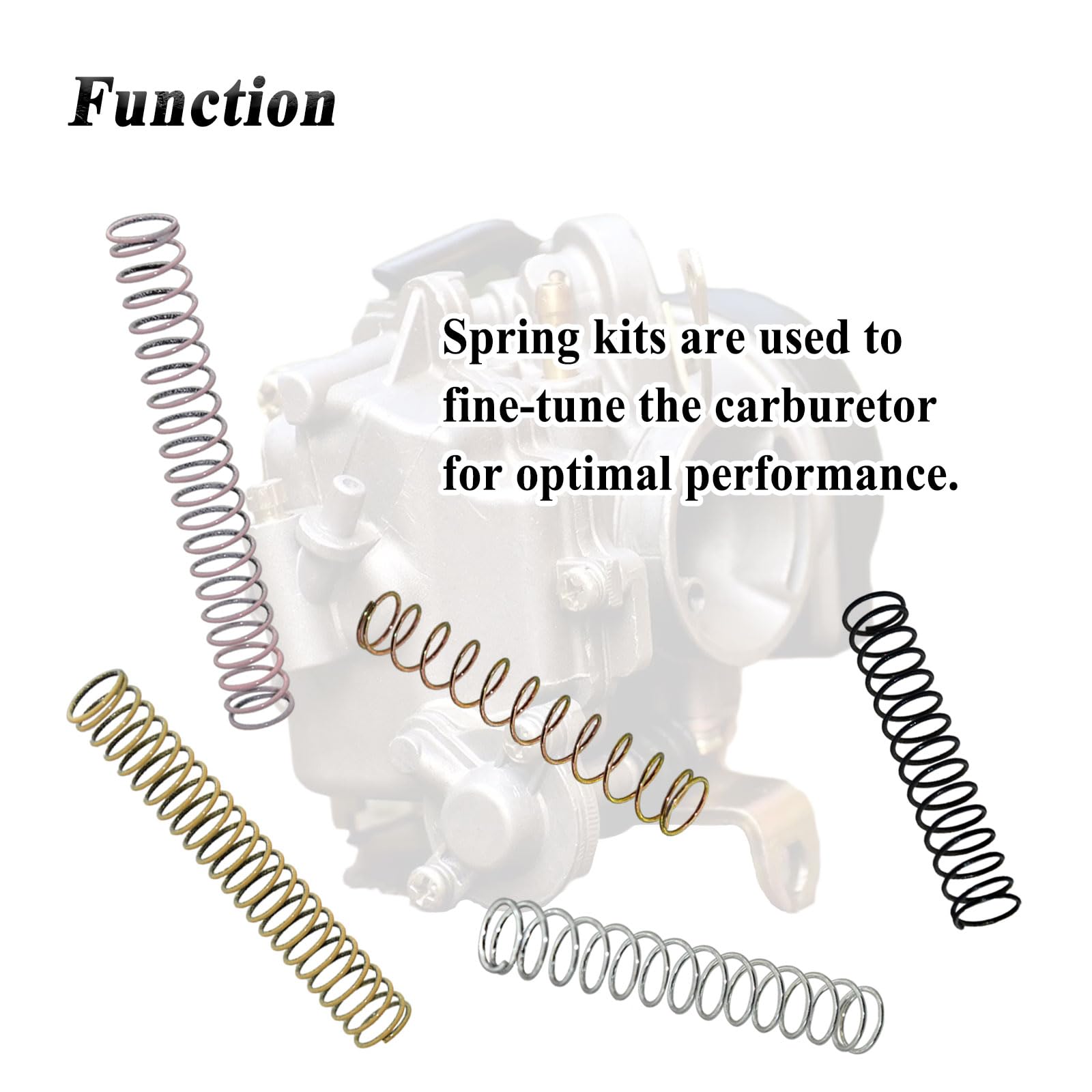 Snapklik.com : Zeiboat 20 PCS 1464 Carburetor Step Up Springs