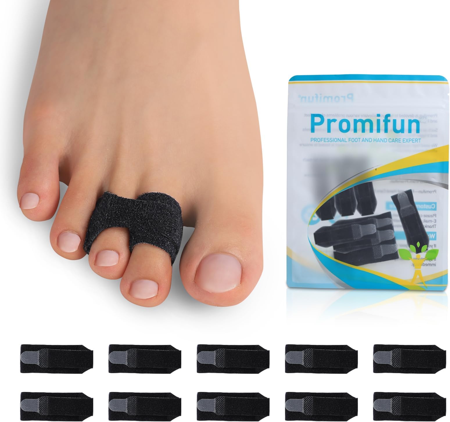 Amazon.com: Promifun 10 Pack Hammer Toe Corrector Toe Splint For Broken ...