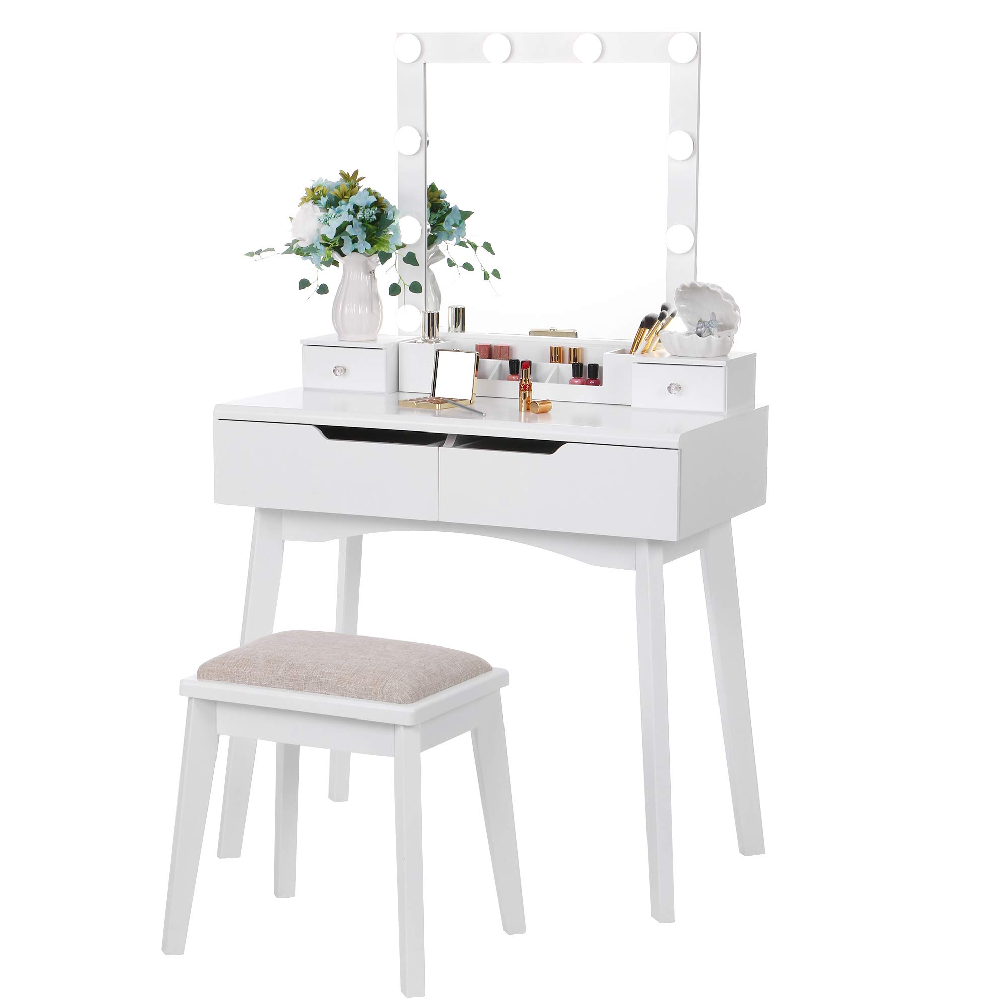Diy Lighted Vanity Table