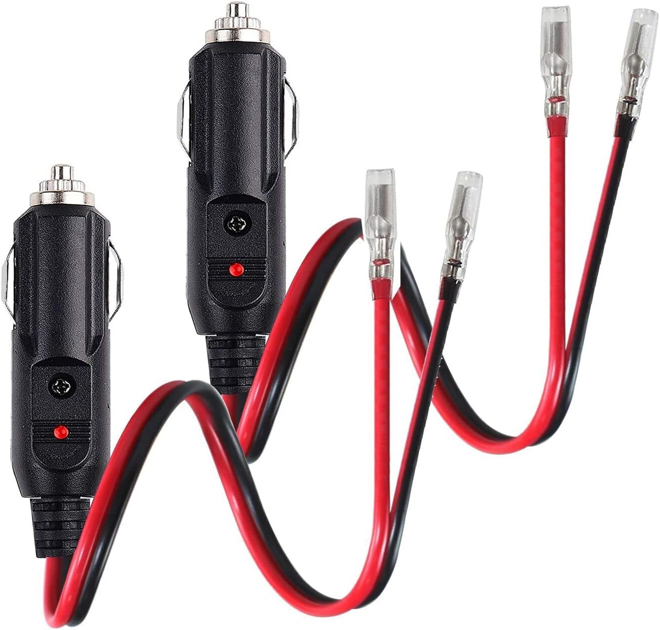 Amazon.com: OUYFBO 2 Pack Male Cigarette Lighter Plug 12V 24V Heavy ...