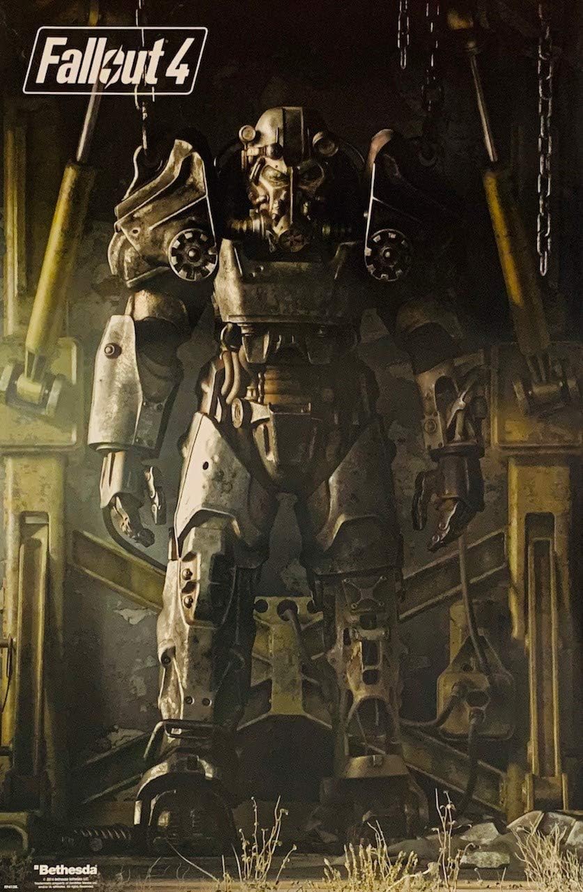 Fallout 4 - Power Armor - Video Game Poster (24 x 36 inches) : Go Bang ...