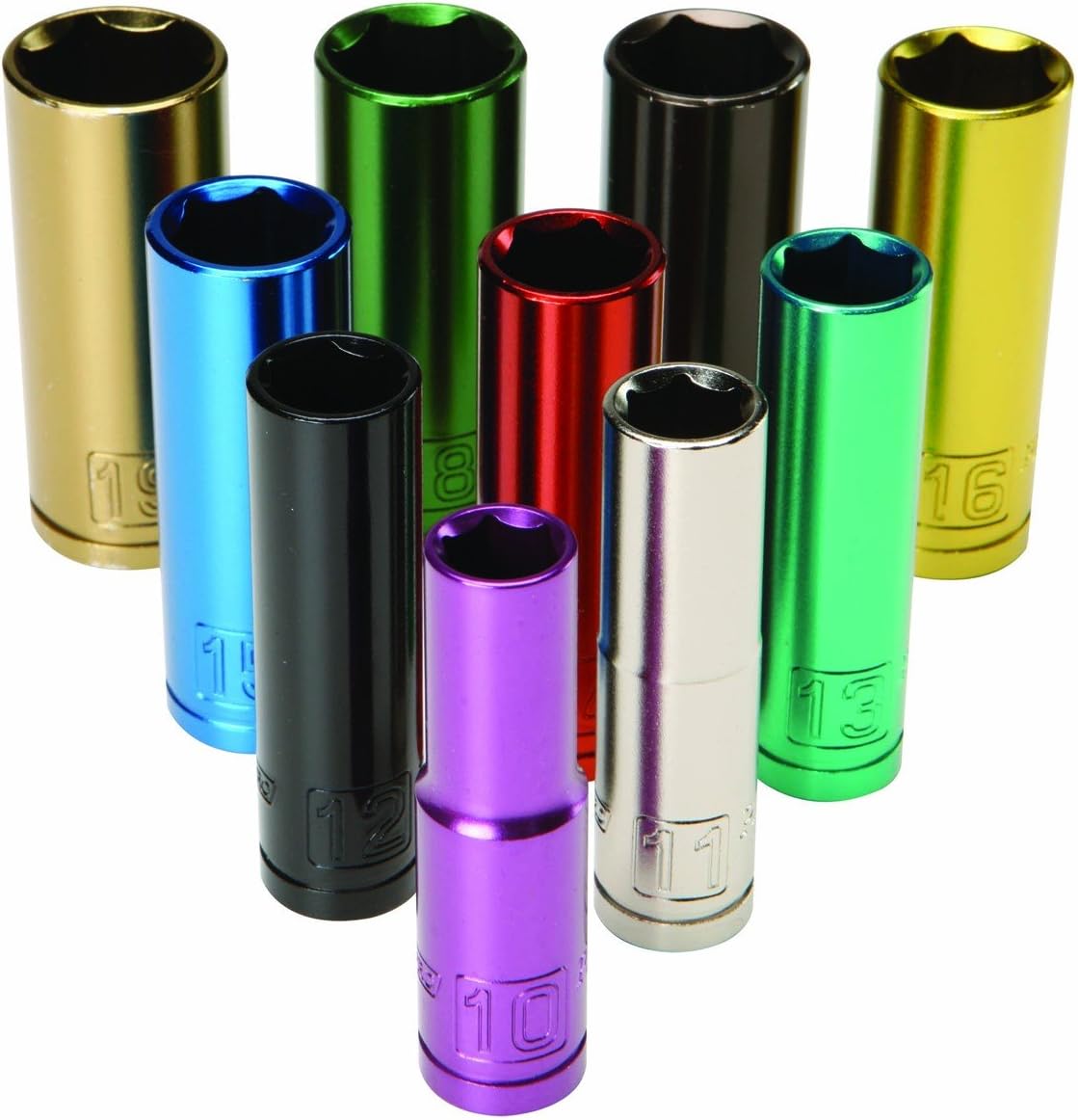 "ABC Products" - 10 Piece Metric ~ 1/4 inch Drive - Most Popular Deep ...