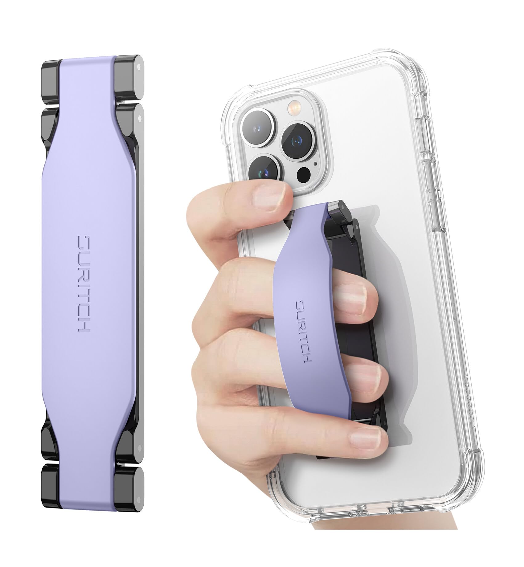 Amazon.com: SURITCH Phone Grip Strap Finger Loop Holder for Back of ...