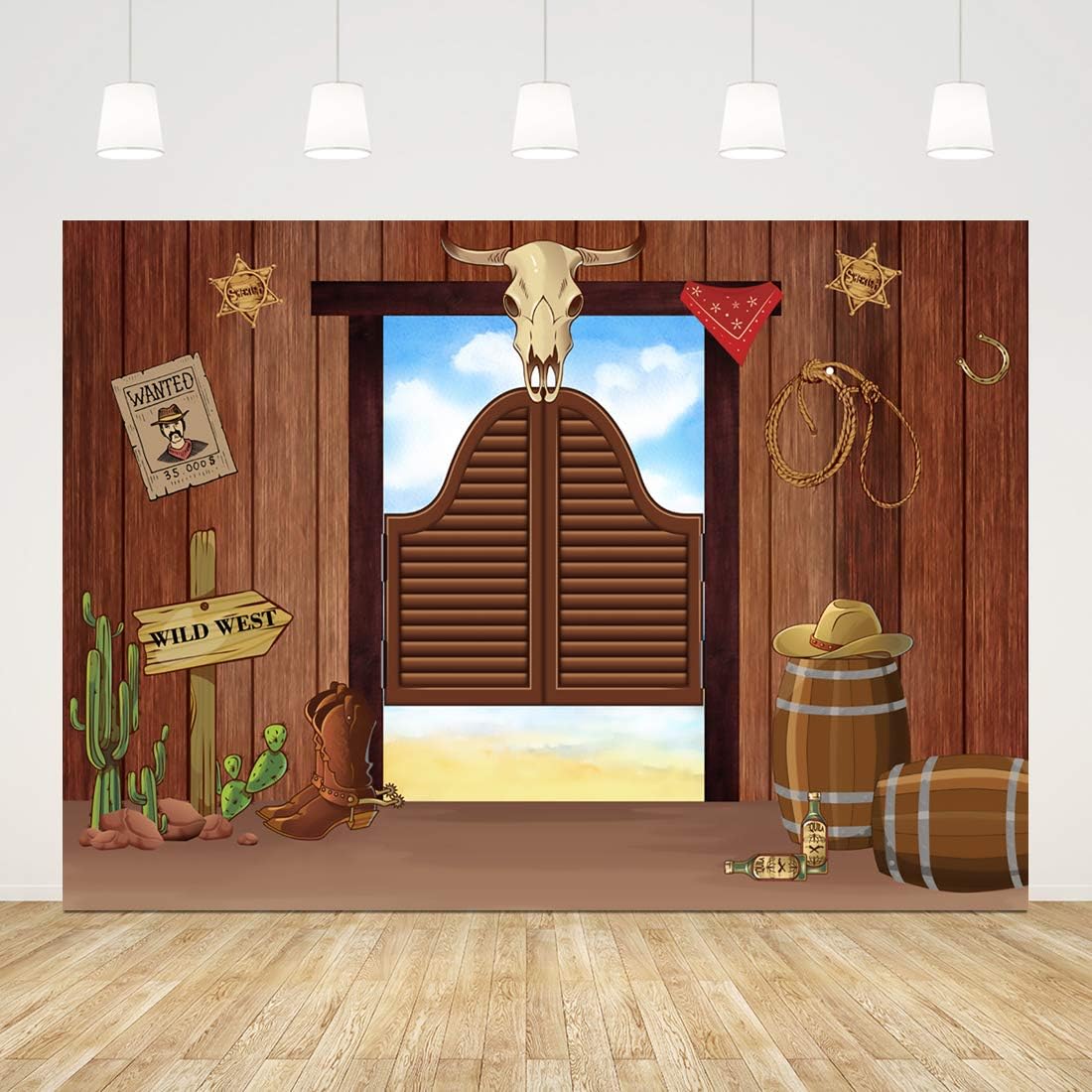 Amazon.com : Wild West Backdrops for Photography Cartoon Dessert Photo ...