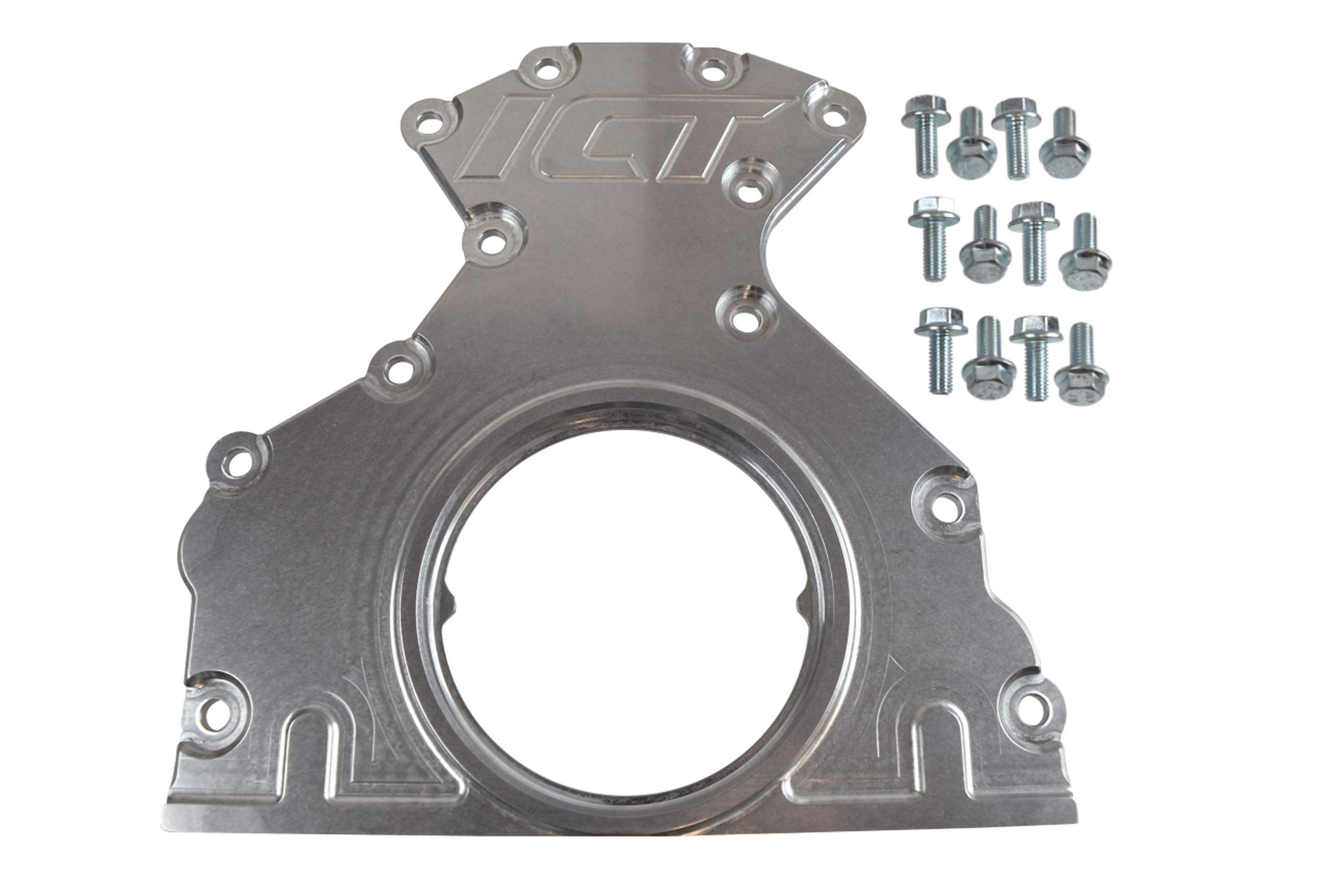 Amazon.com: ICT Billet LS Rear Main Cover Plate Engine Seal Billet ...