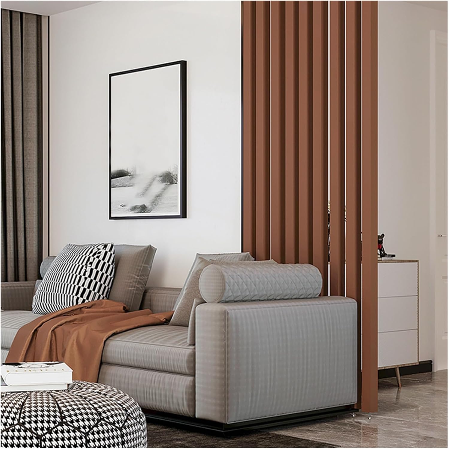 Amazon.com: 9 Pieces Room Separators Post Divider Wall 2ft 3ft 4ft 5ft ...