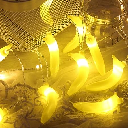 Amazon.com: SDOUBLEM 3M 20LED Fruit Banana String Lights Battery ...