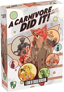 Amazon.com: A Carnivore Did It! Board Game - Cooperative Logical ...
