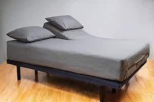 Amazon.com: Oh Sheetz Flex/Split Top King Microfiber Bed Sheet Set ...