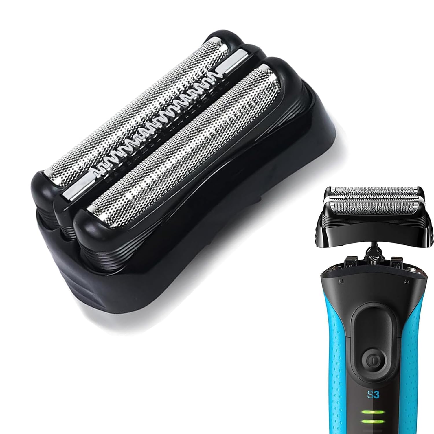 32B for Braun Series 3 Electric Shaver Head, Foil & Cutter Heads for ...