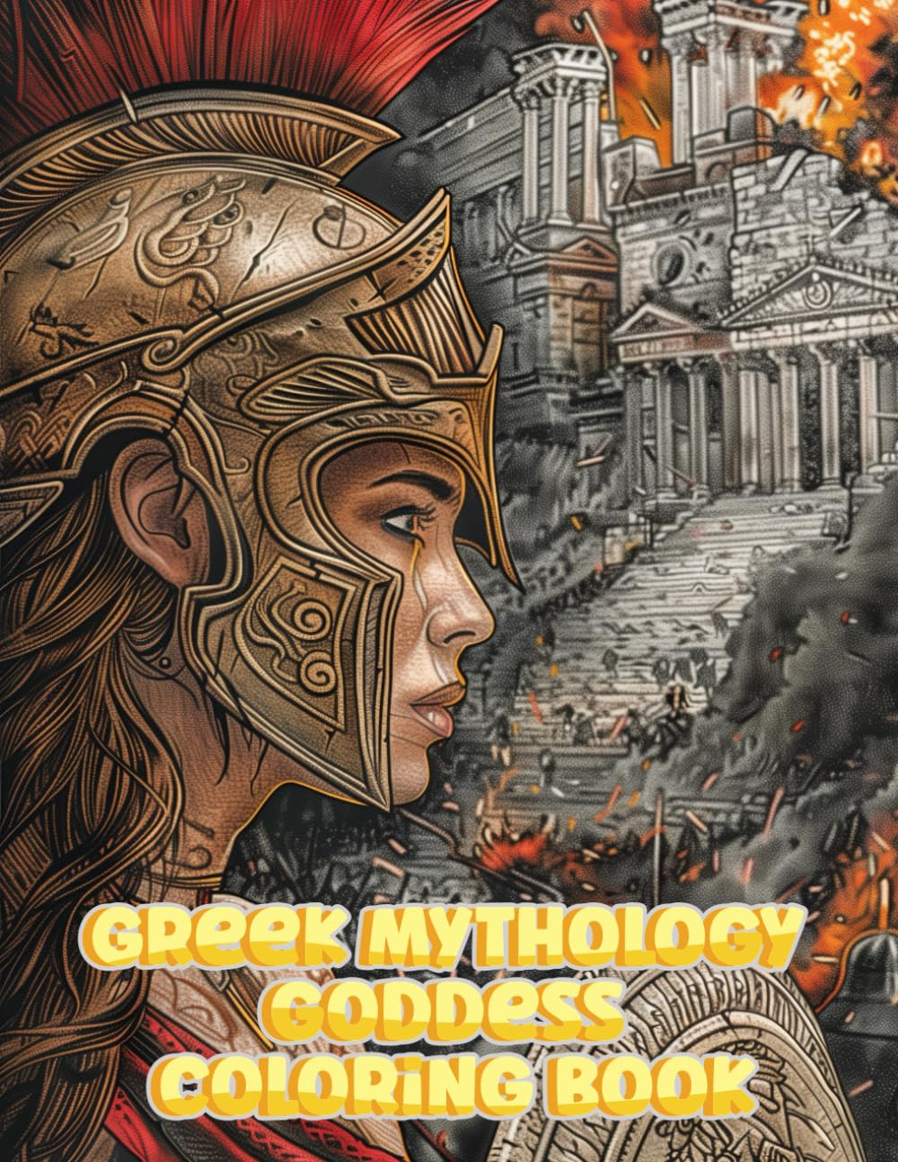 Amazon.com: Greek Mythology Goddess Coloring Book: Gorgeous Empowering ...
