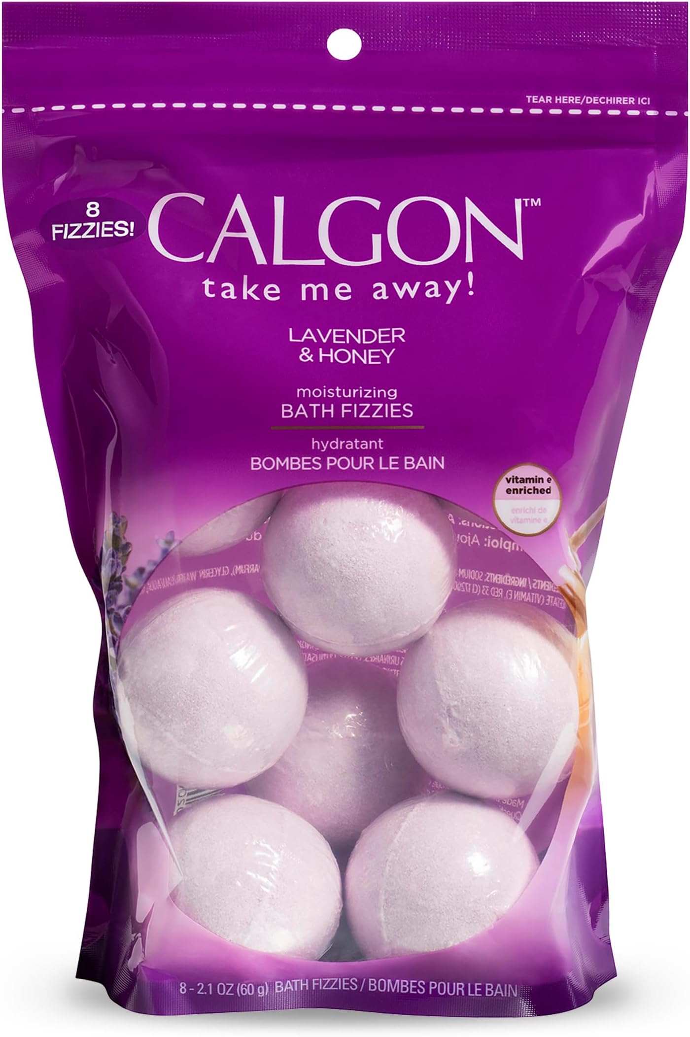 Amazon.com : Calgon Ultra Moisturizing Bath Beads, Lavender Vanilla, 30 oz - 2pc : Beauty ...
