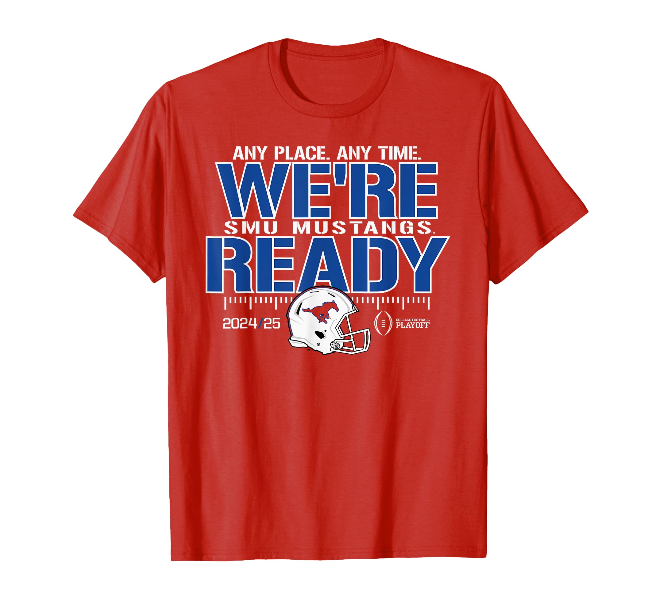 SMU Mustangs College Football Playoff CFP 2024-25 Ready T-Shirt