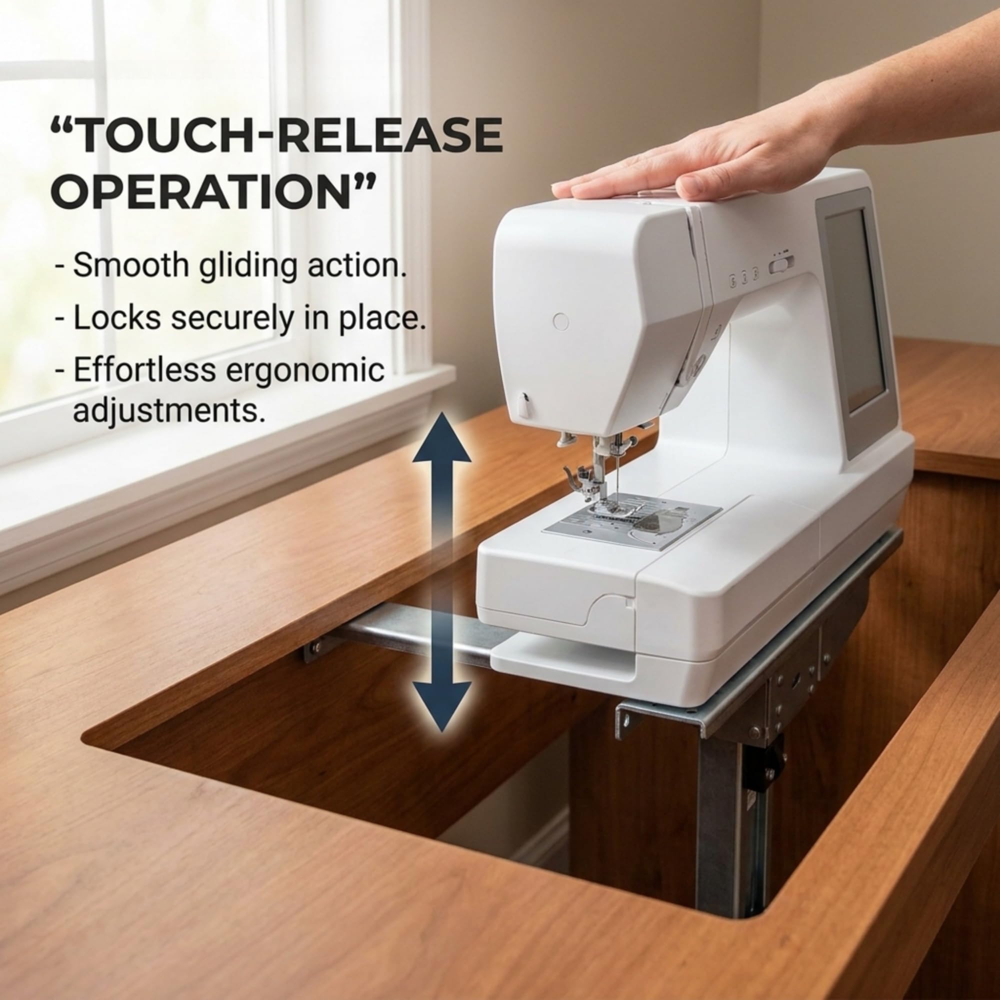 Snapklik.com : Sewing Machine Lift Mechanism 50-lb. Capacity Heavy Duty ...