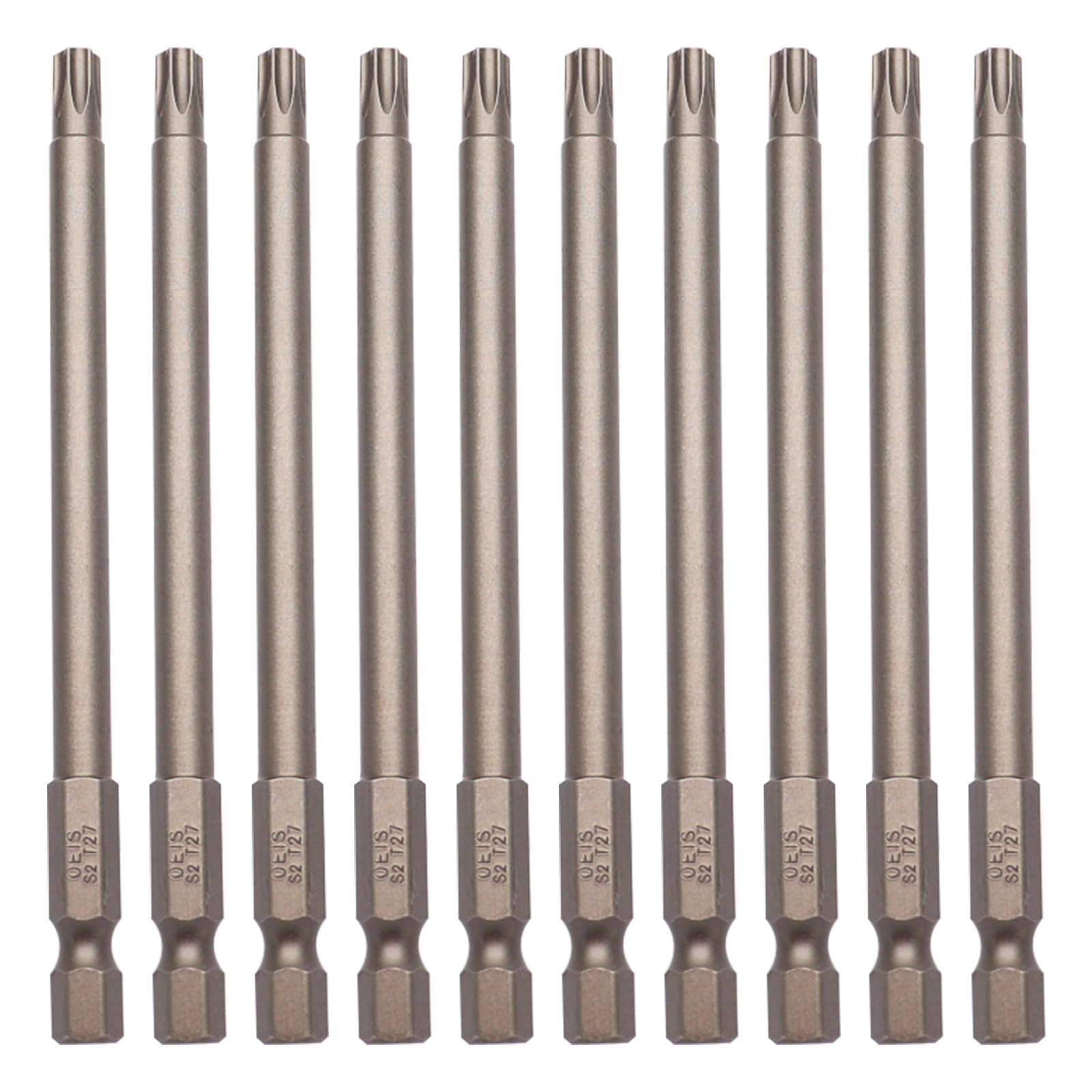 Sipery T27 security torx bits tamper proof 10Pcs, 100mm / 4inch 1/4inch ...