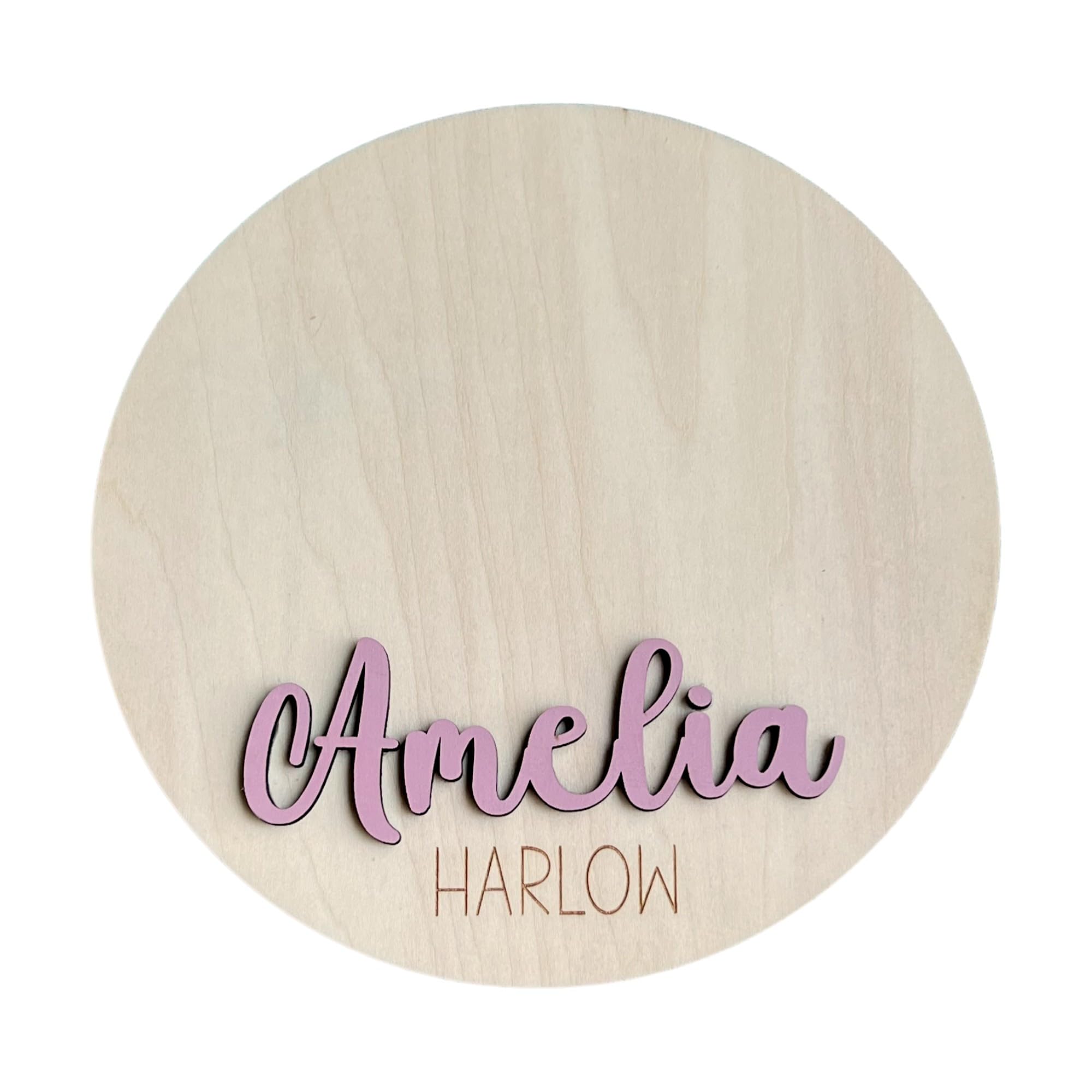Snapklik.com : Personalized Newborn Name And Footprint Sign - Baby Name ...