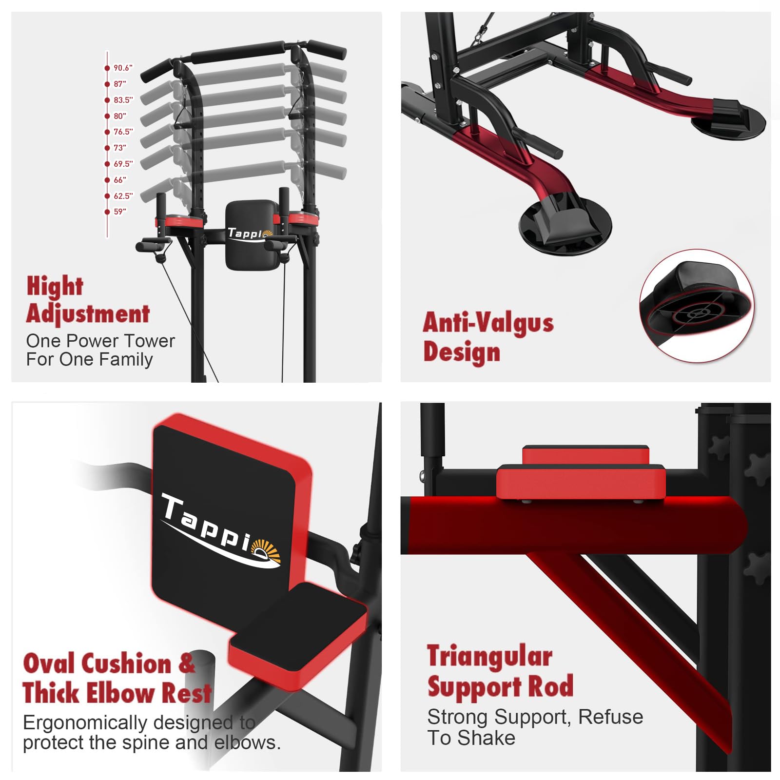 Snapklik.com : Power Tower Pull Up Bar For Home Gym, Multi Functional ...