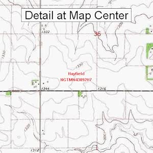Amazon.com : USGS Topographic Quadrangle Map - Hayfield, Minnesota ...