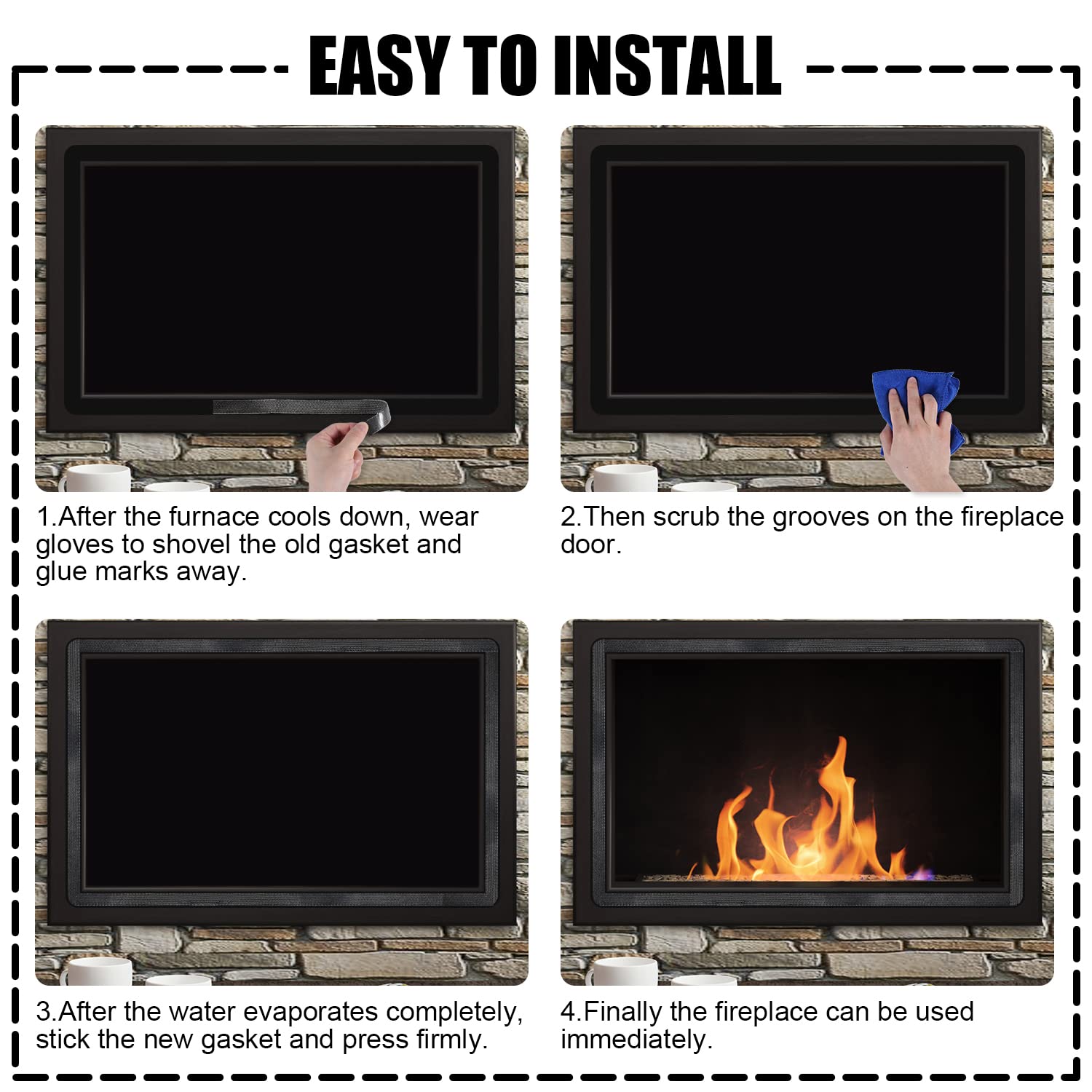 Fireplace Seal Fireplace Cleaning And Sealing Stone Fireplace