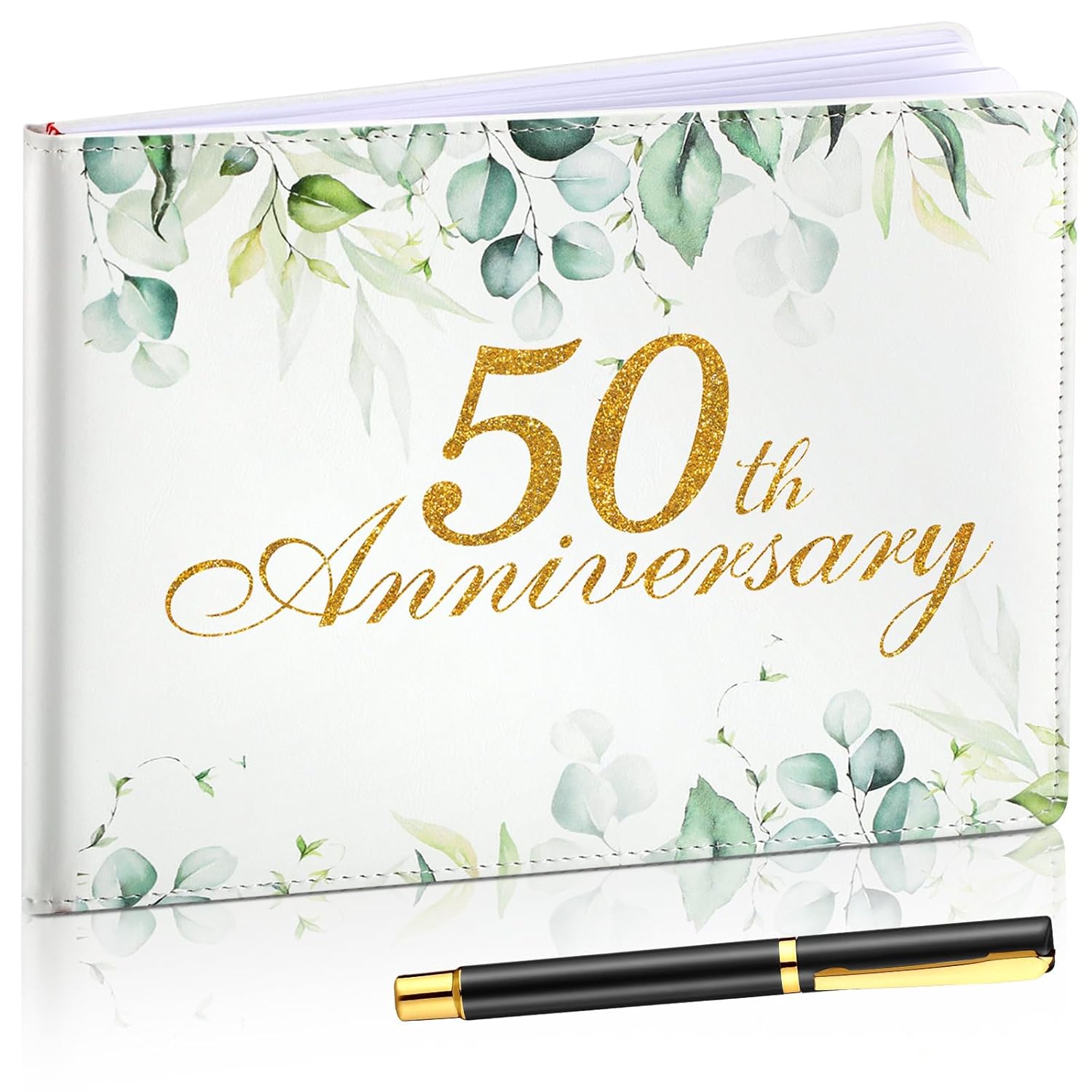 Amazon.com - Patelai Wedding Anniversary Guest Book Anniversary ...