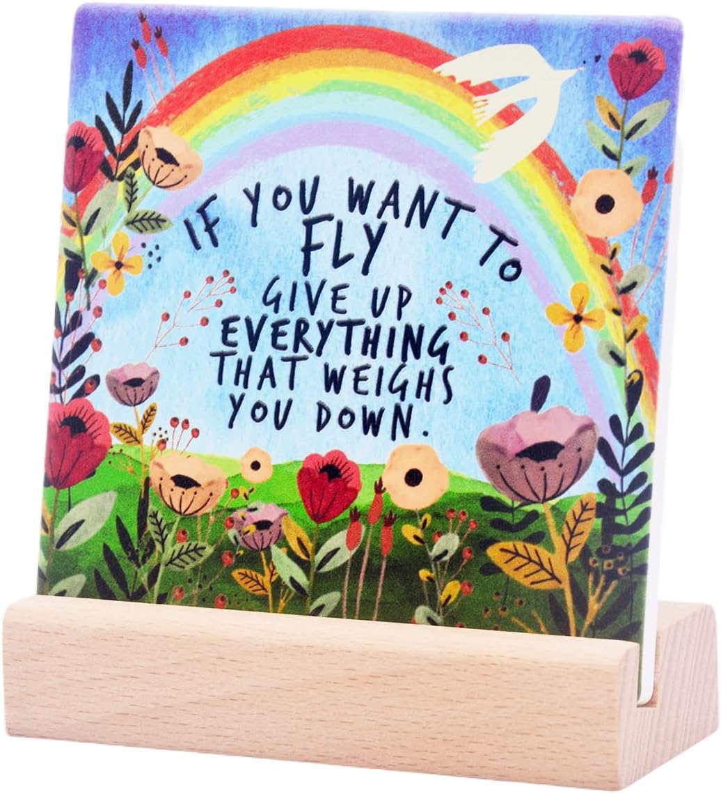 Amazon.com: Little Reminders You are Enough Desk Wood Plaque Sign with ...