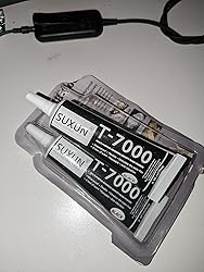 Amazon.com: T7000 Black Glue for Phone Repair, 2 X 25 ML Semi Fluid Craft Glue T-7000 Adhesive ...