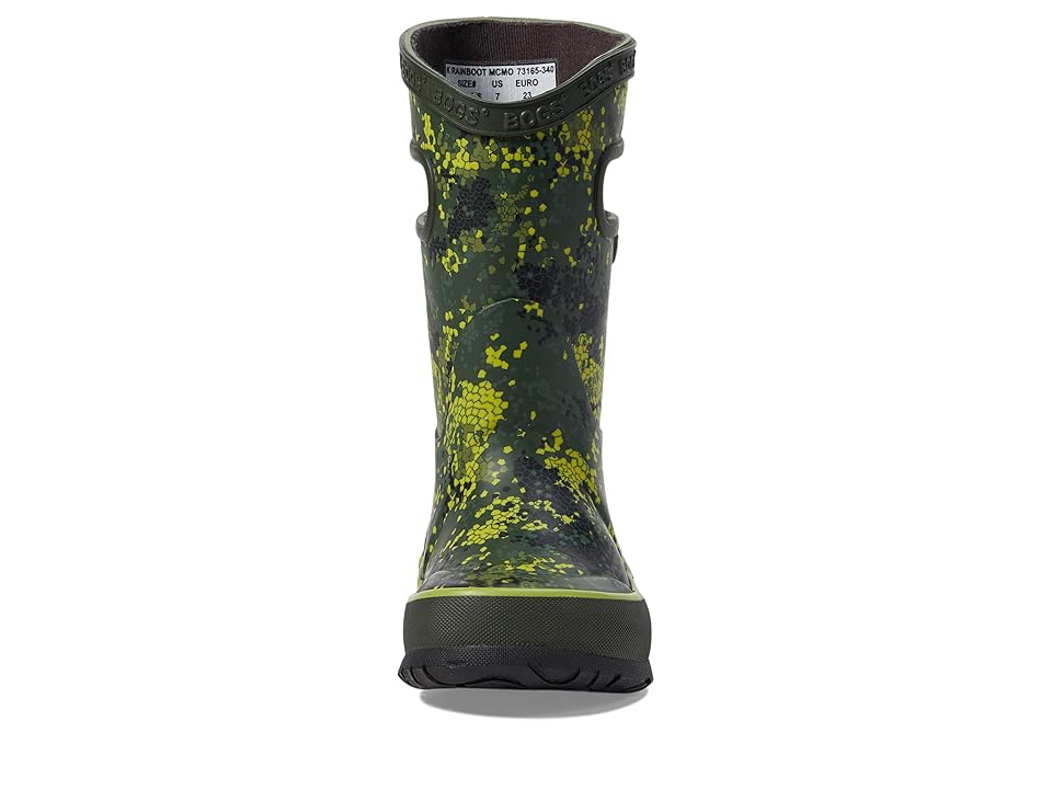 Bogs Kids Rain Boots Micro Camo (Toddler/Little Kid/Big Kid) (Green ...